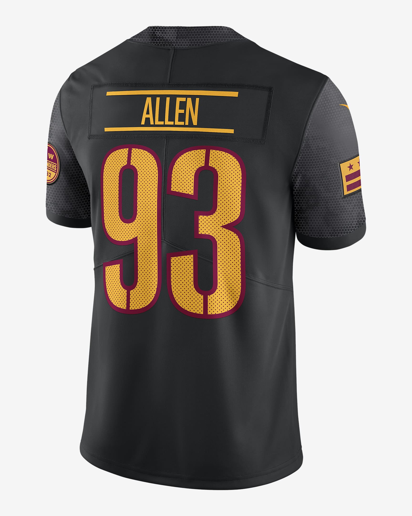 Jersey Nike de la NFL Limited para hombre Jonathan Allen Washington ...