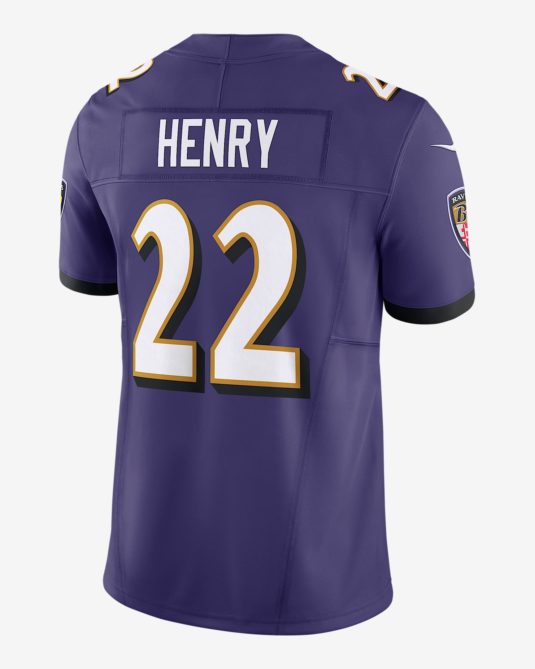 Derrick Henry Baltimore Ravens Men's Nike Dri-FIT NFL Limited Jersey ...