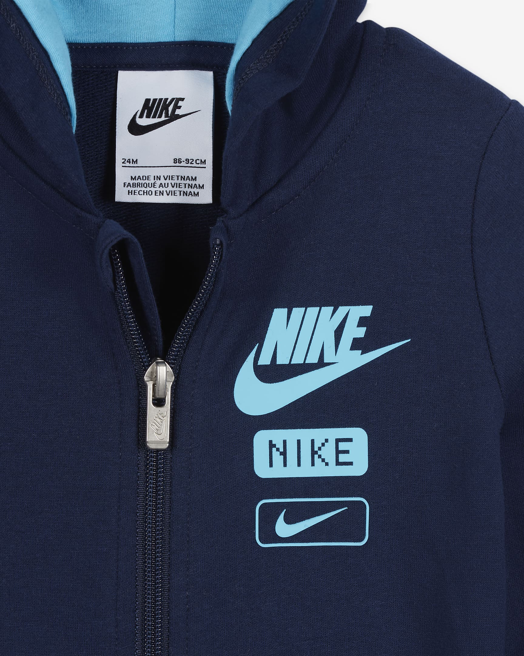 Nike Sportswear Club Hooded Overalls Baby (12–24M) Overalls. Nike PT