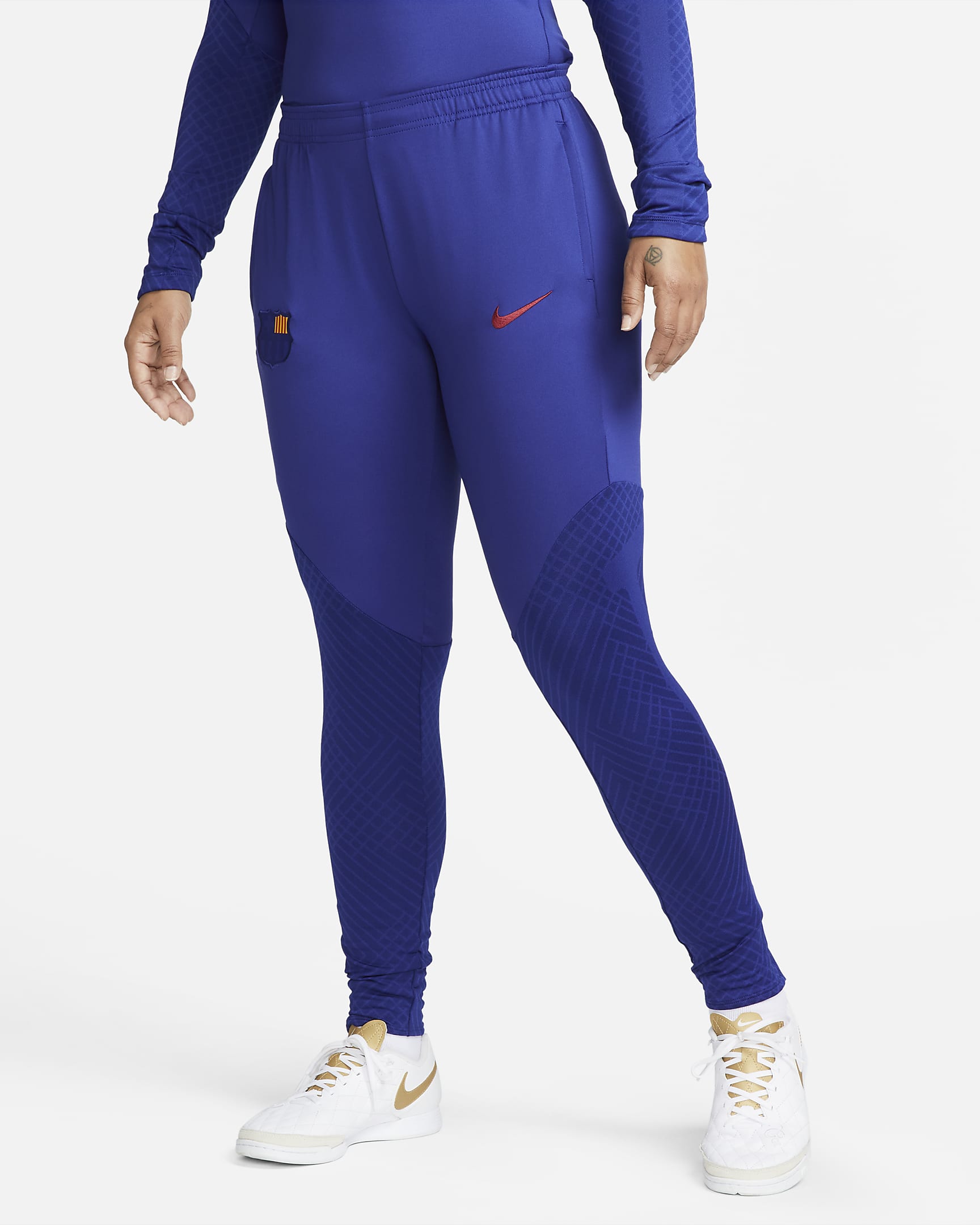 F.C. Barcelona Strike Women's Nike Dri-FIT Knit Football Pants. Nike UK