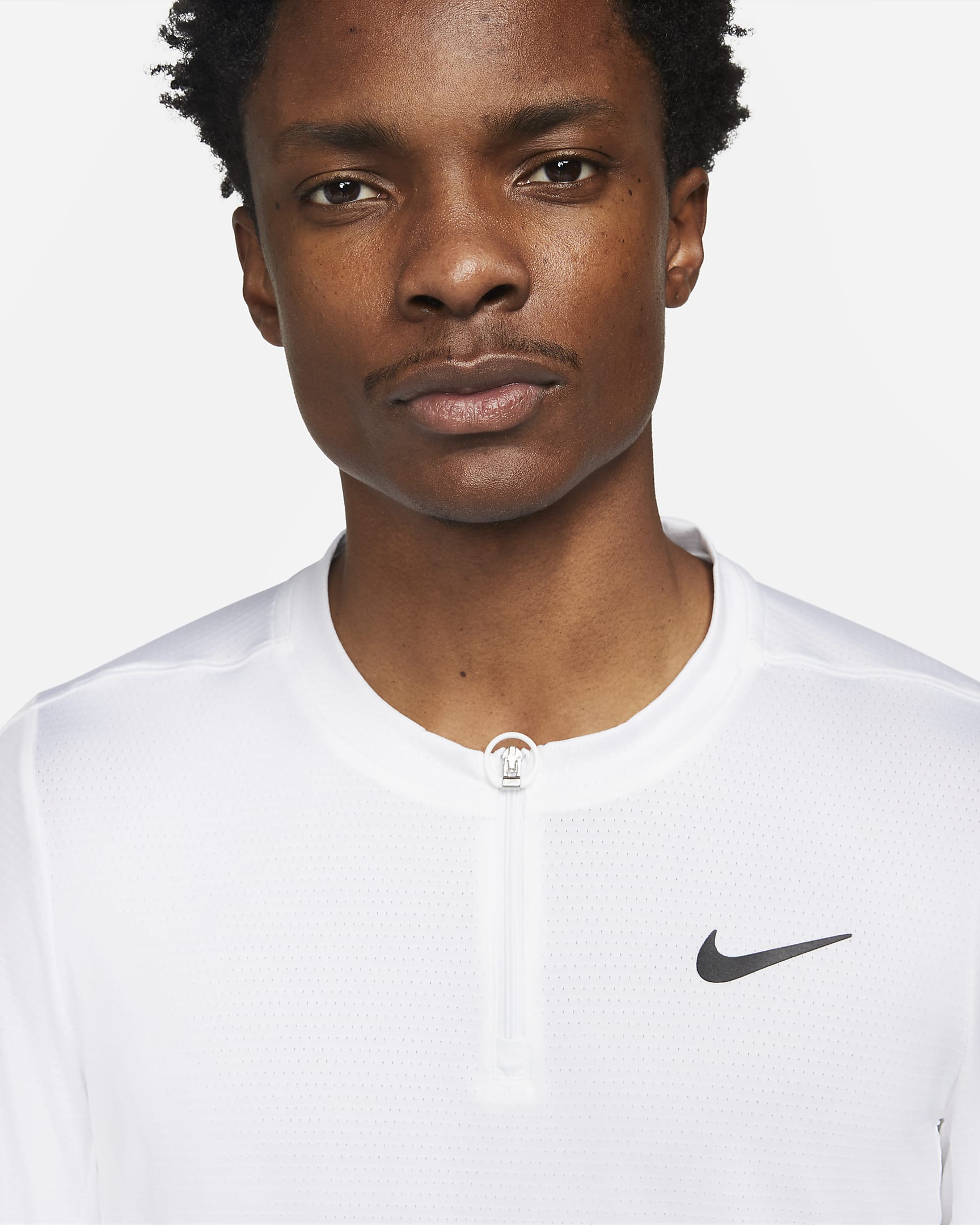 NikeCourt Dri-FIT Advantage Men's Half-Zip Tennis Top. Nike AT