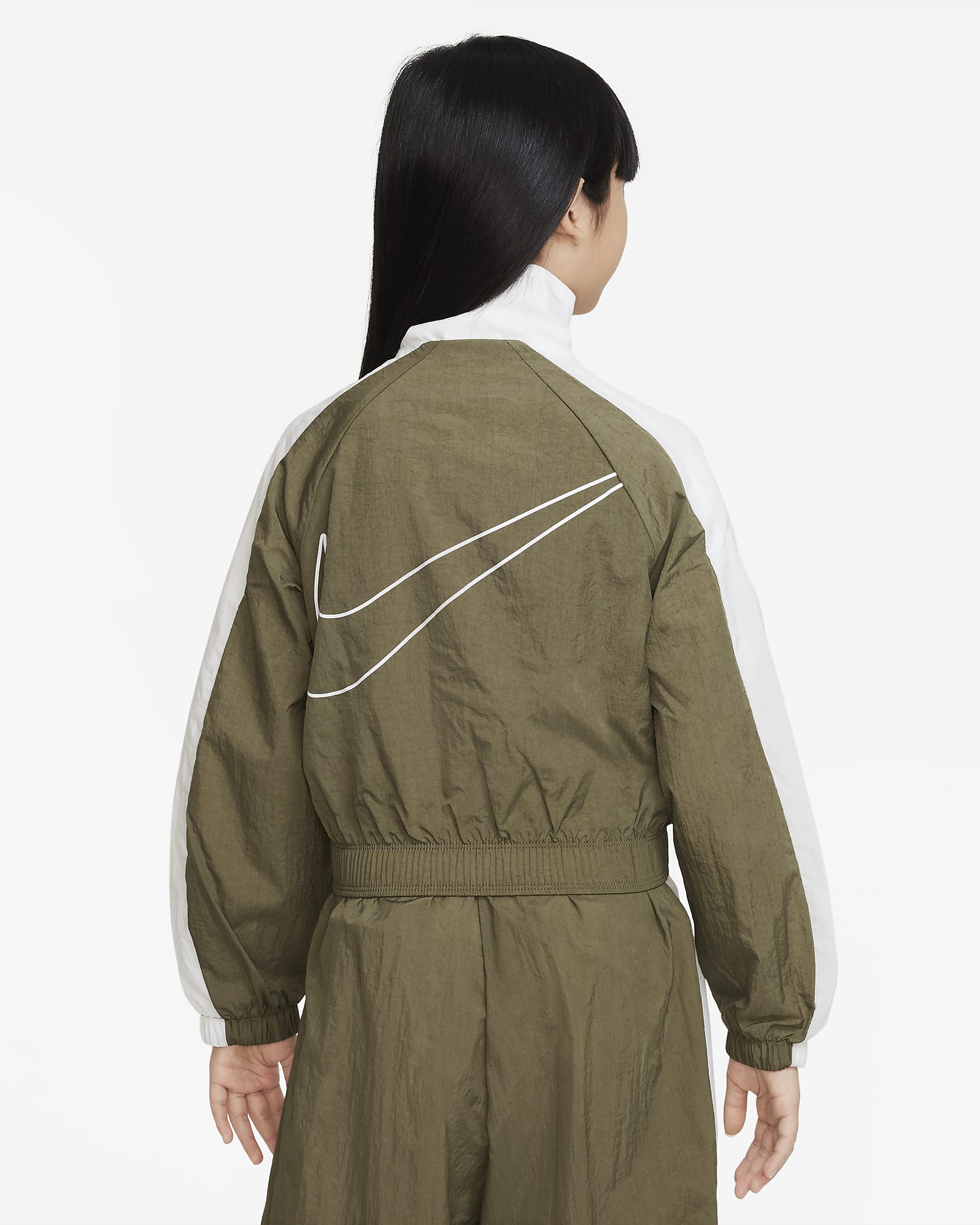 Nike Sportswear Older Kids' (Girls') Woven Jacket. Nike ID