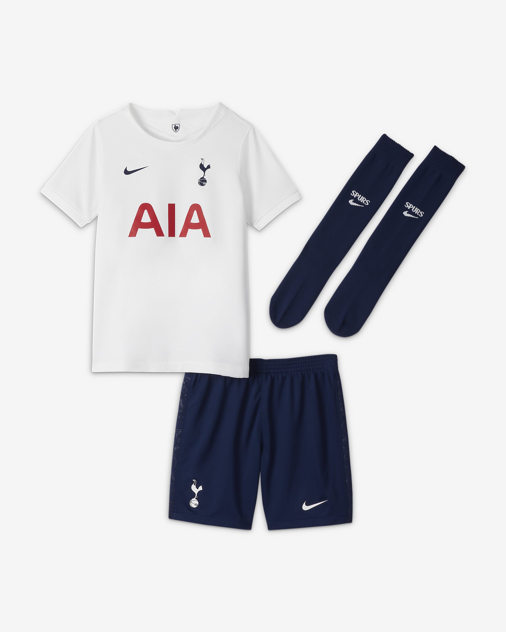 Tottenham Hotspur FC 2021/22 Home Younger Kids' Football Kit. Nike CZ