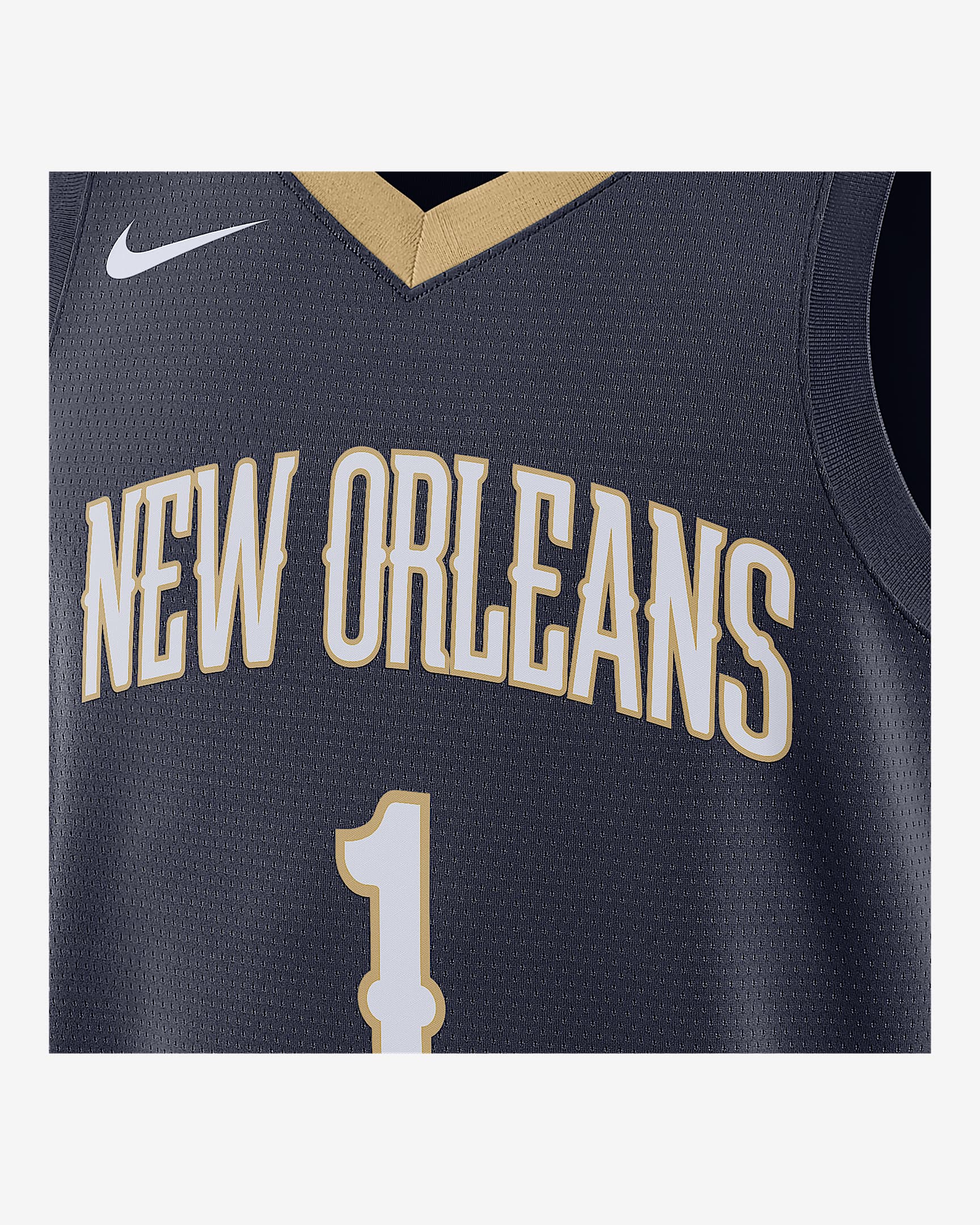 New Orleans Pelicans Icon Edition 2022/23 Nike Dri-FIT NBA Swingman ...
