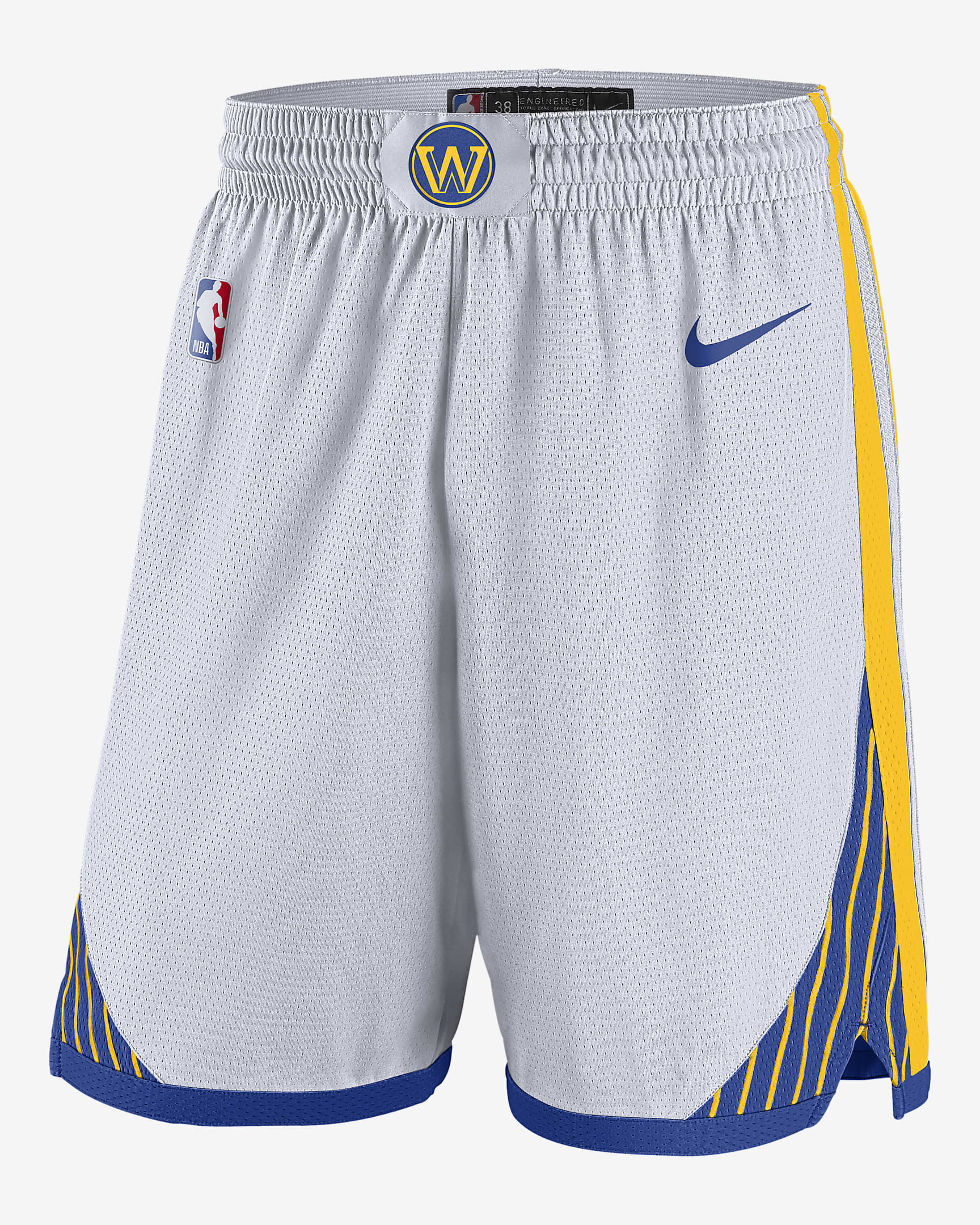 Golden State Warriors Men's Nike NBA Swingman Shorts. Nike DK