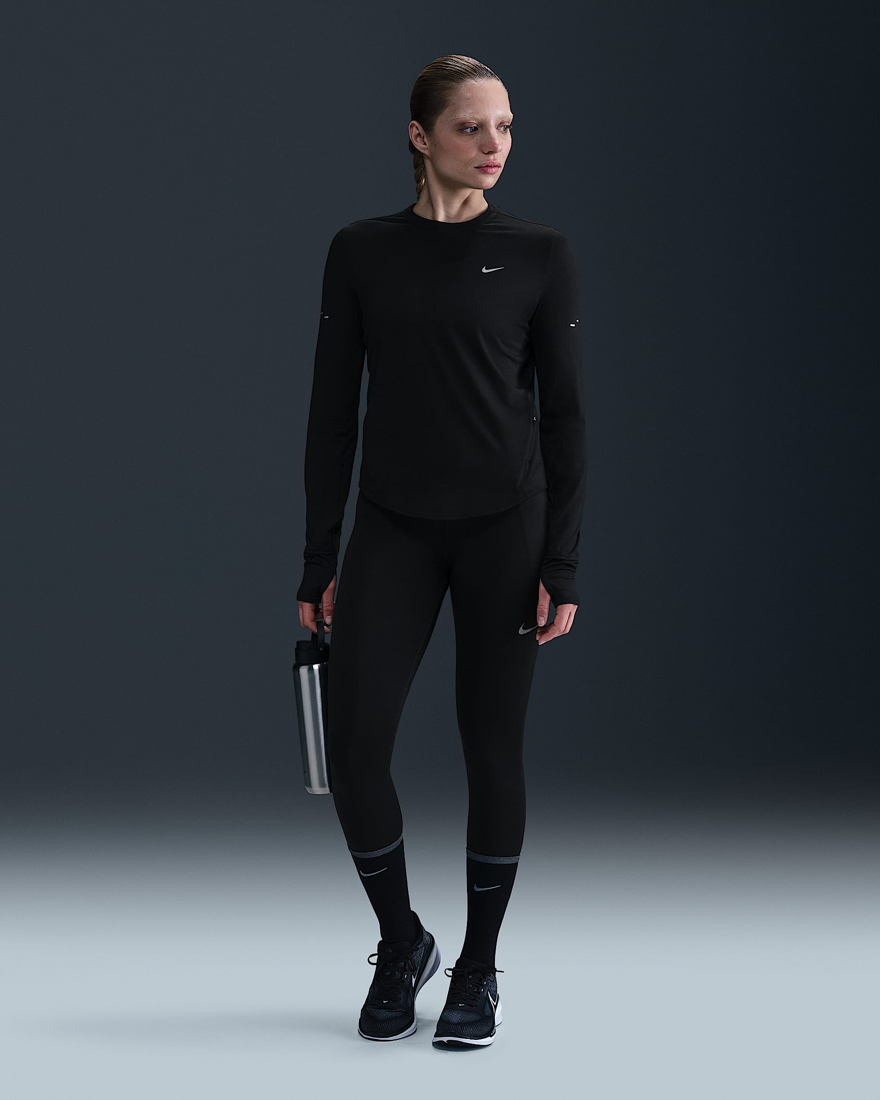 Nike Swift Women's Dri-FIT UV Long-Sleeve Crew-Neck Running Top. Nike CA