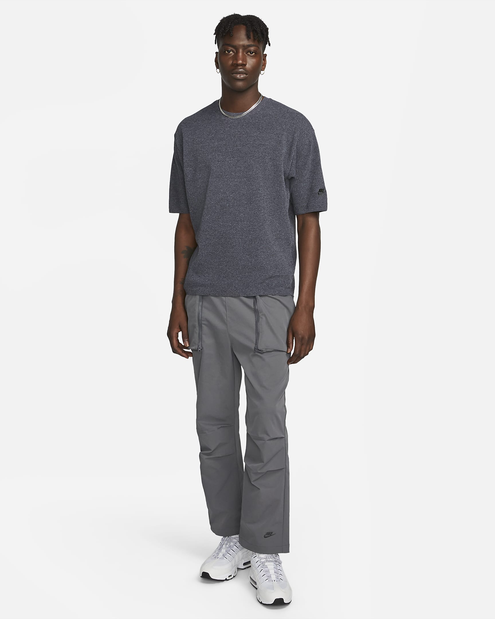 Nike Sportswear Tech Pack Men's Engineered Knit Short-Sleeve Jumper ...