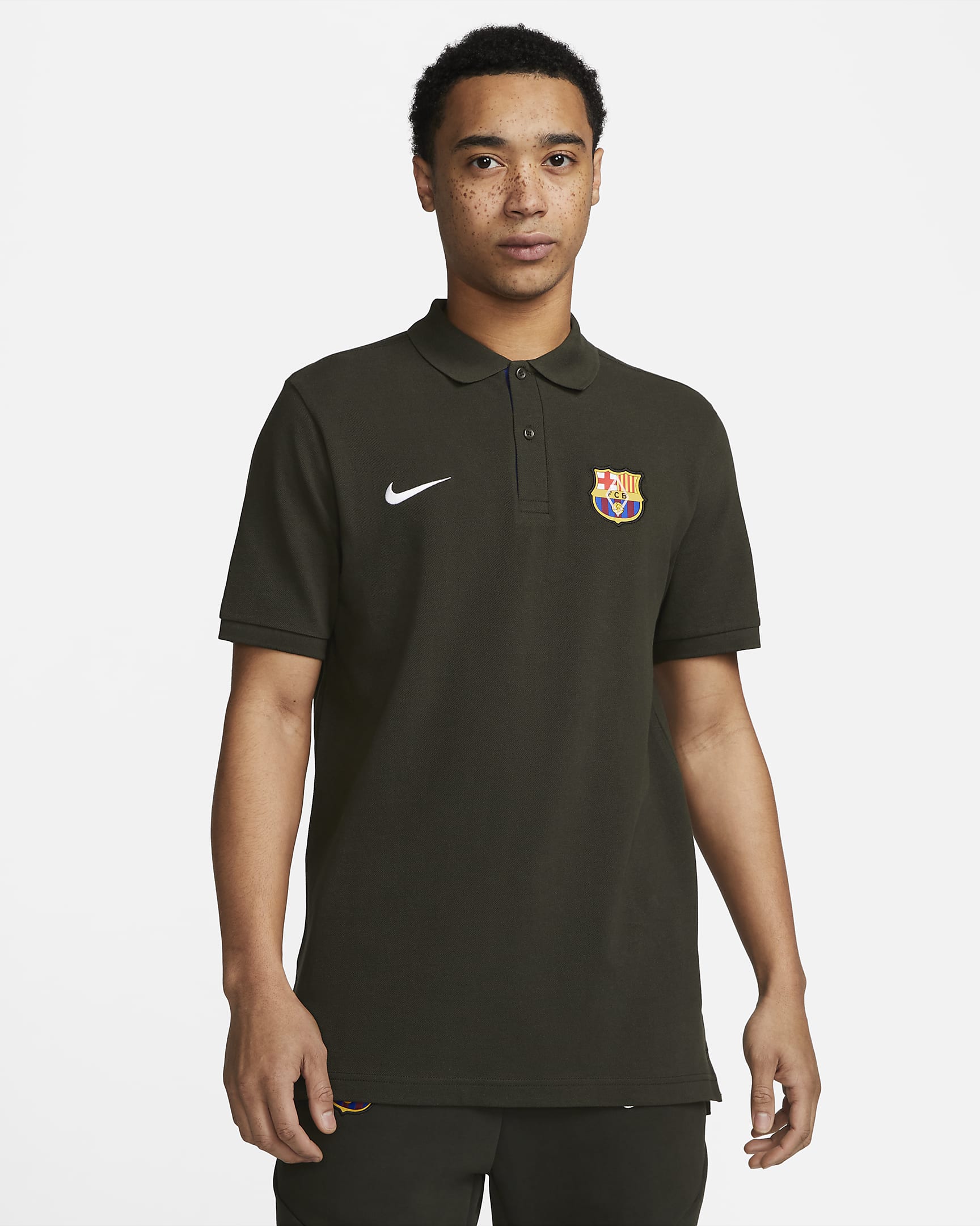 F.C. Barcelona Men's Nike Football Polo. Nike NL