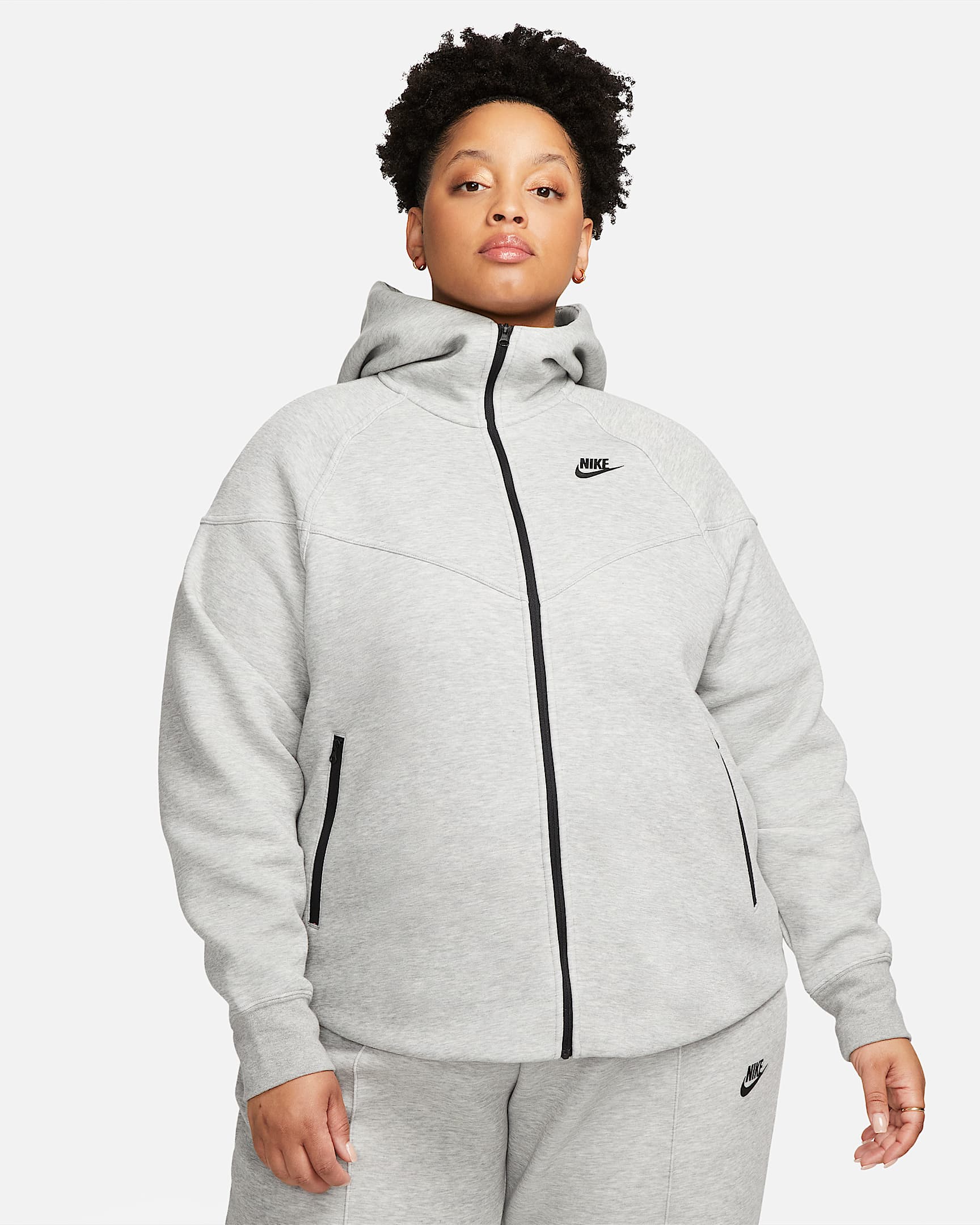 Nike Sportswear Tech Fleece Windrunner Women's Full-Zip Hoodie (Plus ...