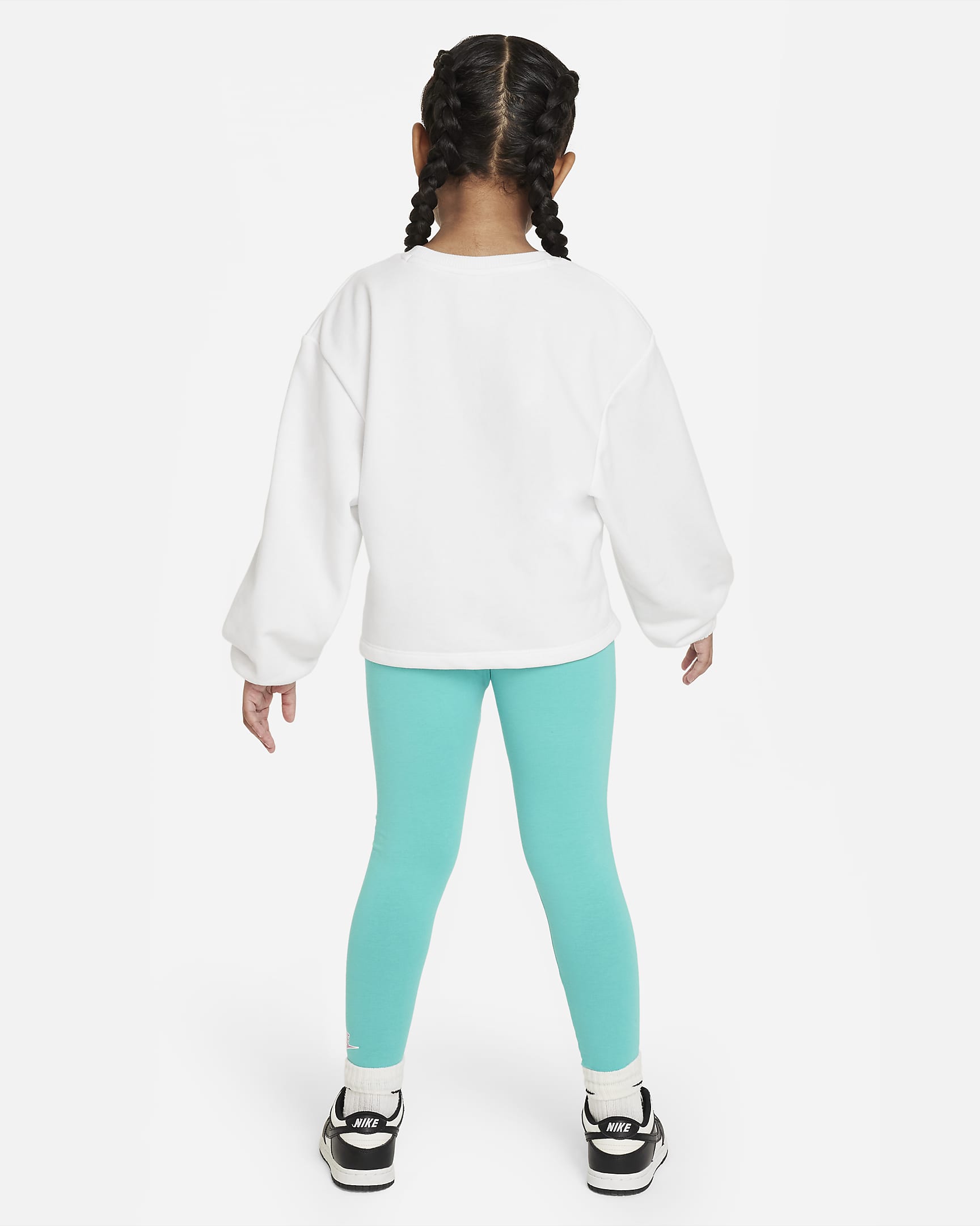 Nike Notebook Print Crew and Leggings Set Little Kids 2-Piece Set. Nike.com