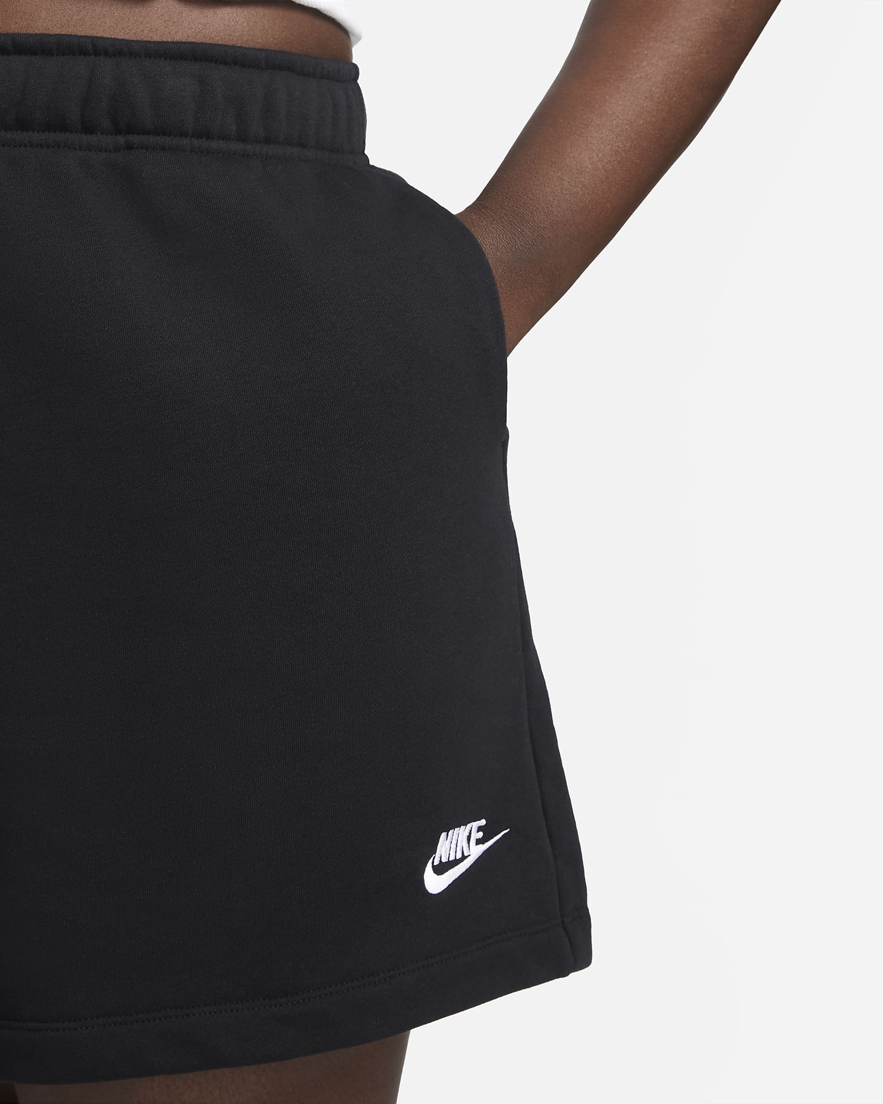 Nike Sportswear Club Fleece Womens Mid Rise Shorts Plus Size Nike Uk