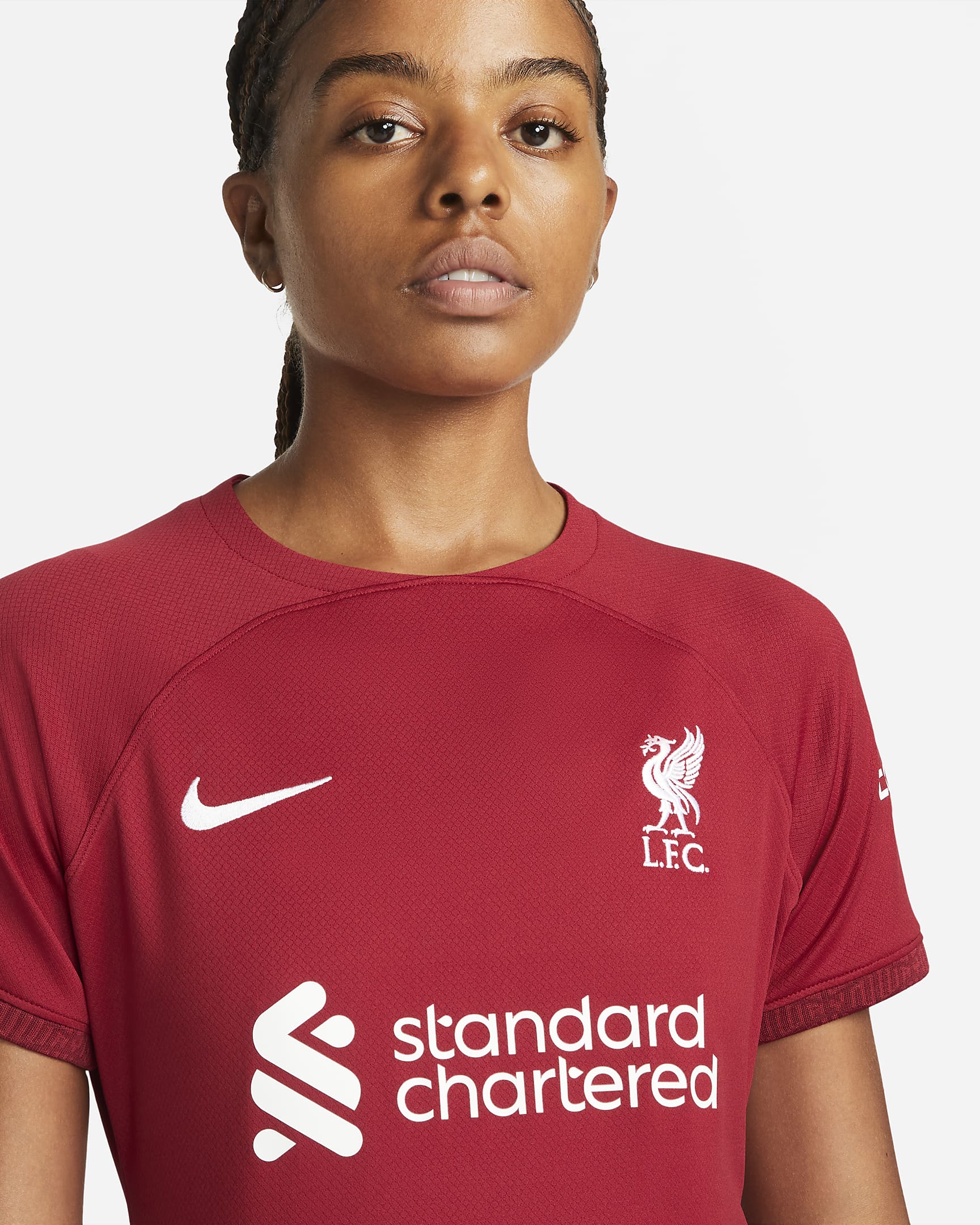Liverpool F C 2022 23 Stadium Home Womens Nike Dri Fit Football Shirt
