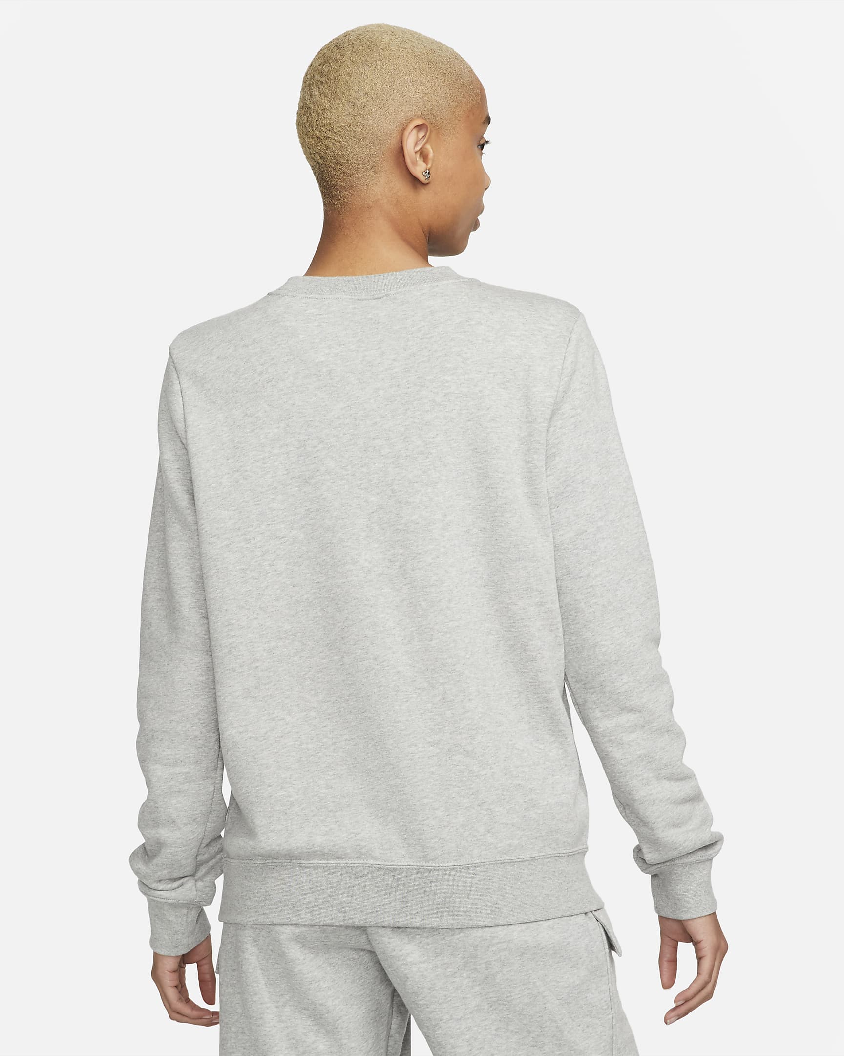 Nike Sportswear Club Fleece Womens Logo Crew Neck Sweatshirt Nike Nl