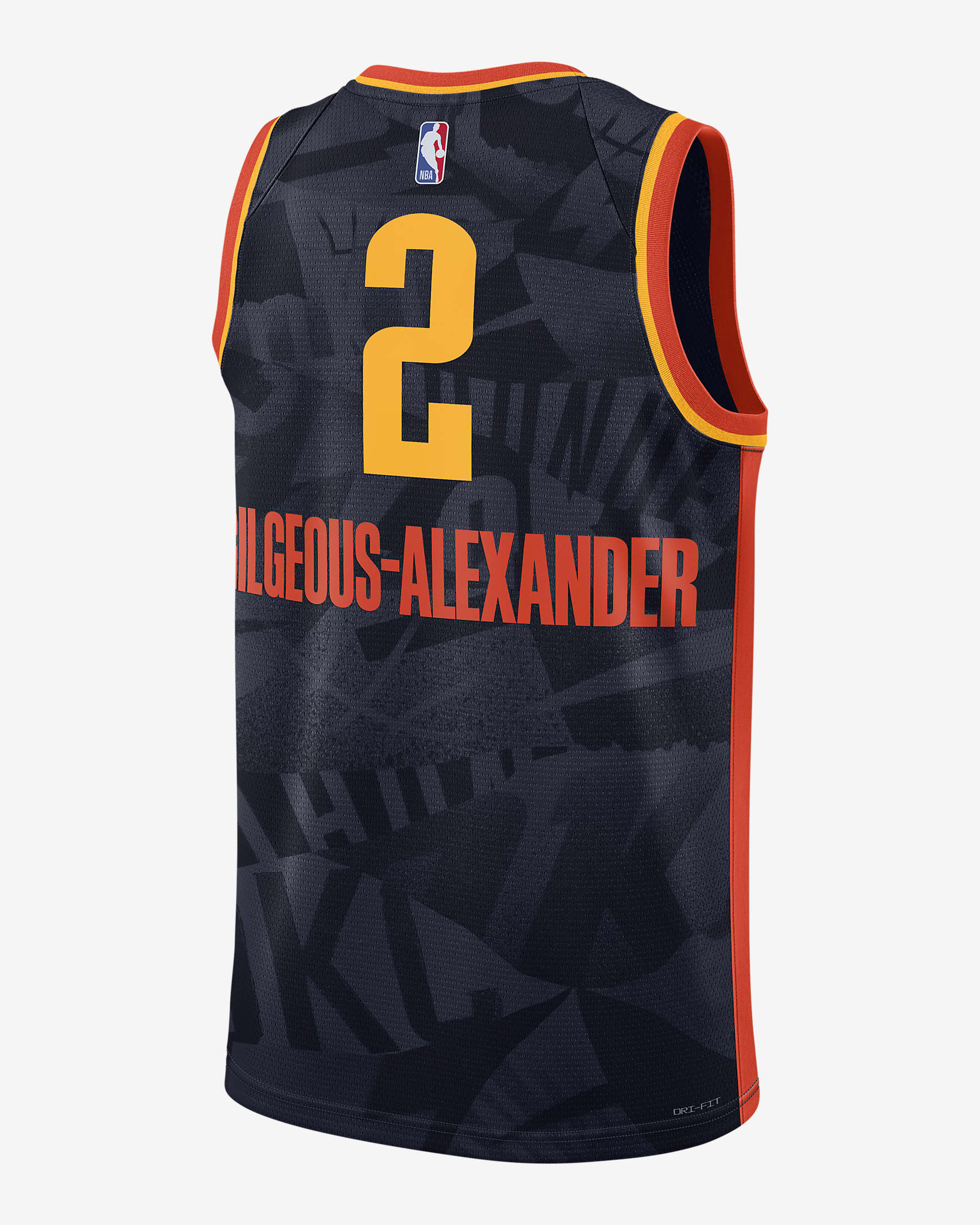 Shai Gilgeous-Alexander Oklahoma City Thunder City Edition 2023/24 Nike Dri-FIT NBA Swingman ...