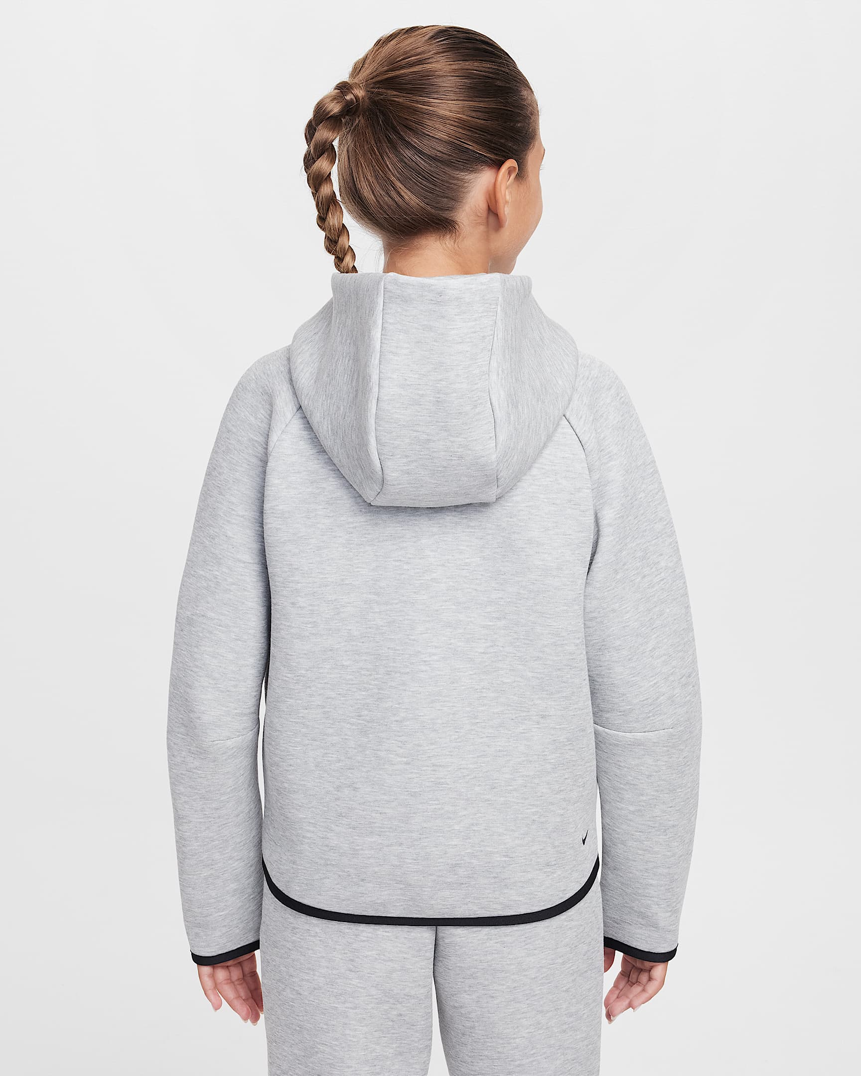 Nike Sportswear Tech Fleece Girls' Full-Zip Hoodie. Nike UK