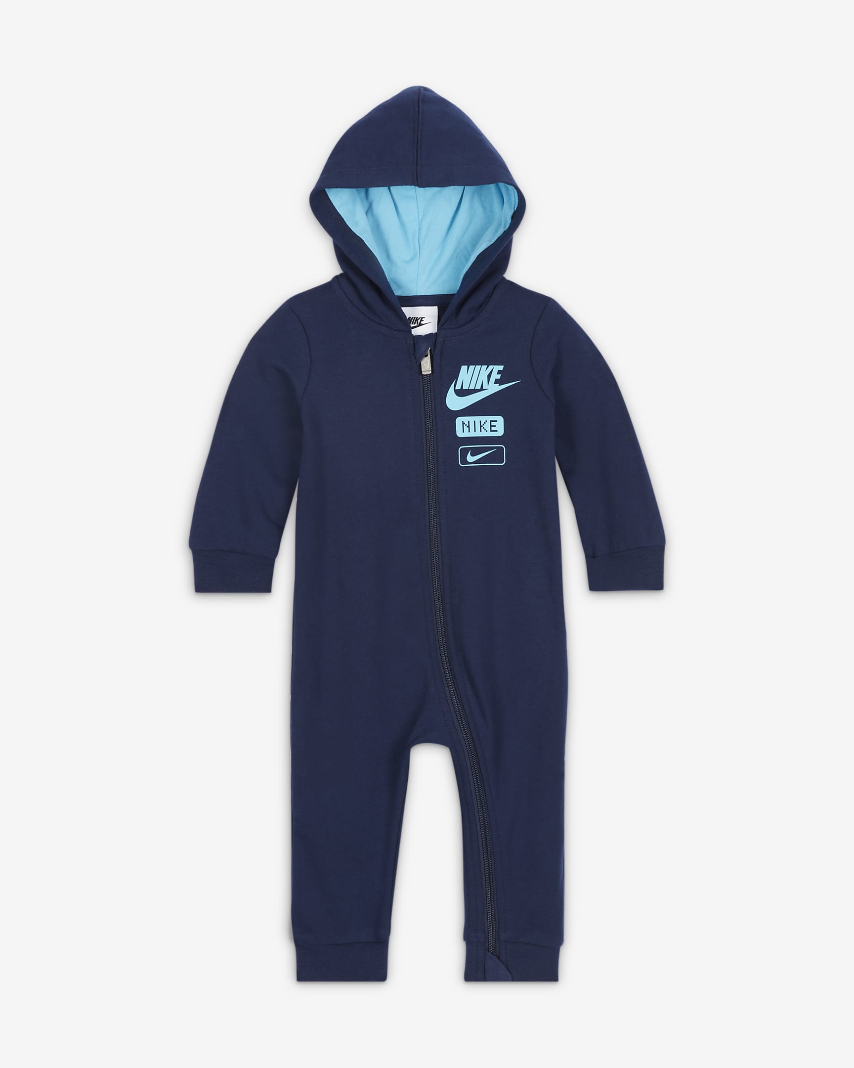 Nike Sportswear Club Baby (3–6M) Hooded Overalls. Nike SI