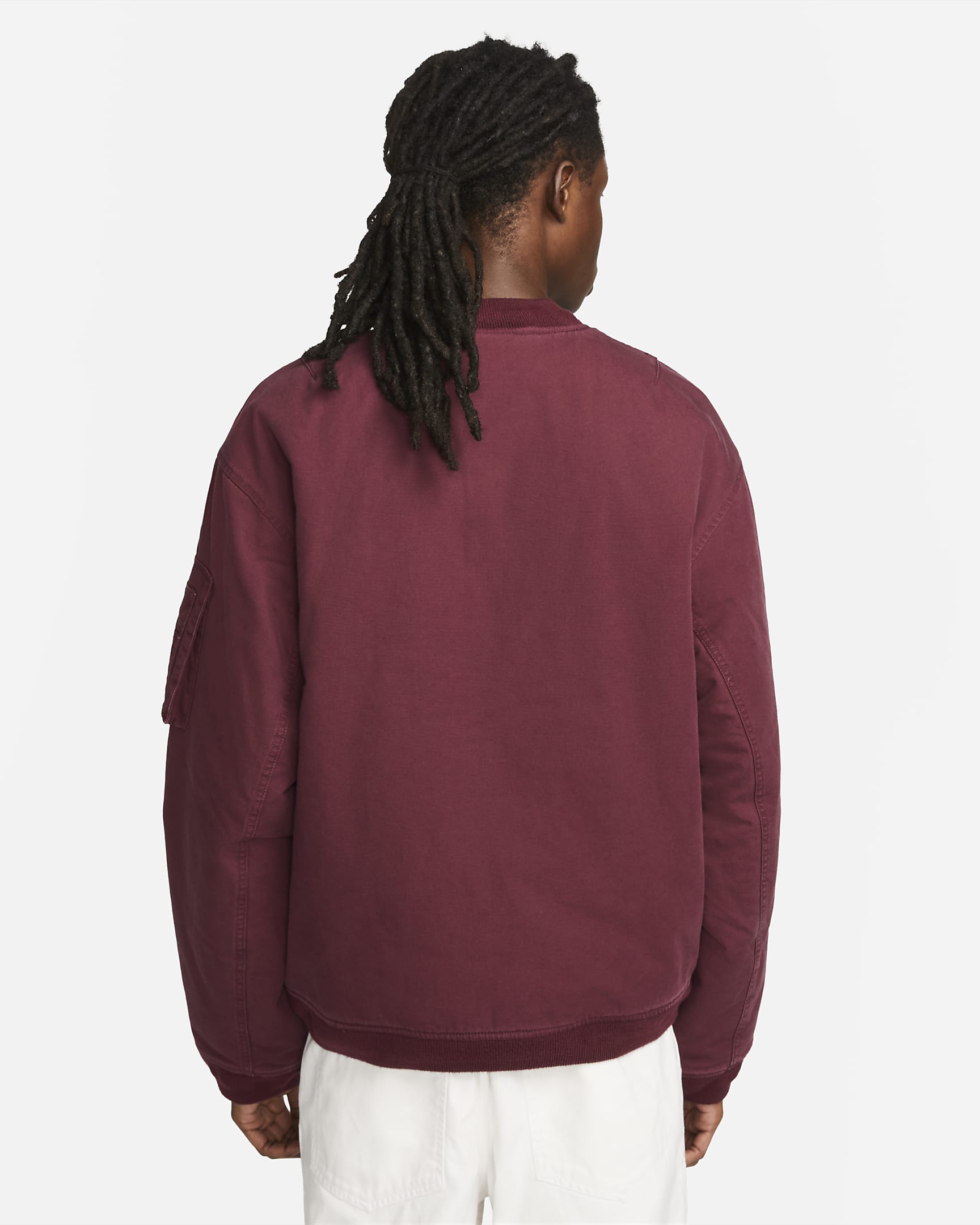 Nike Life Men's Woven Flight Jacket. Nike LU