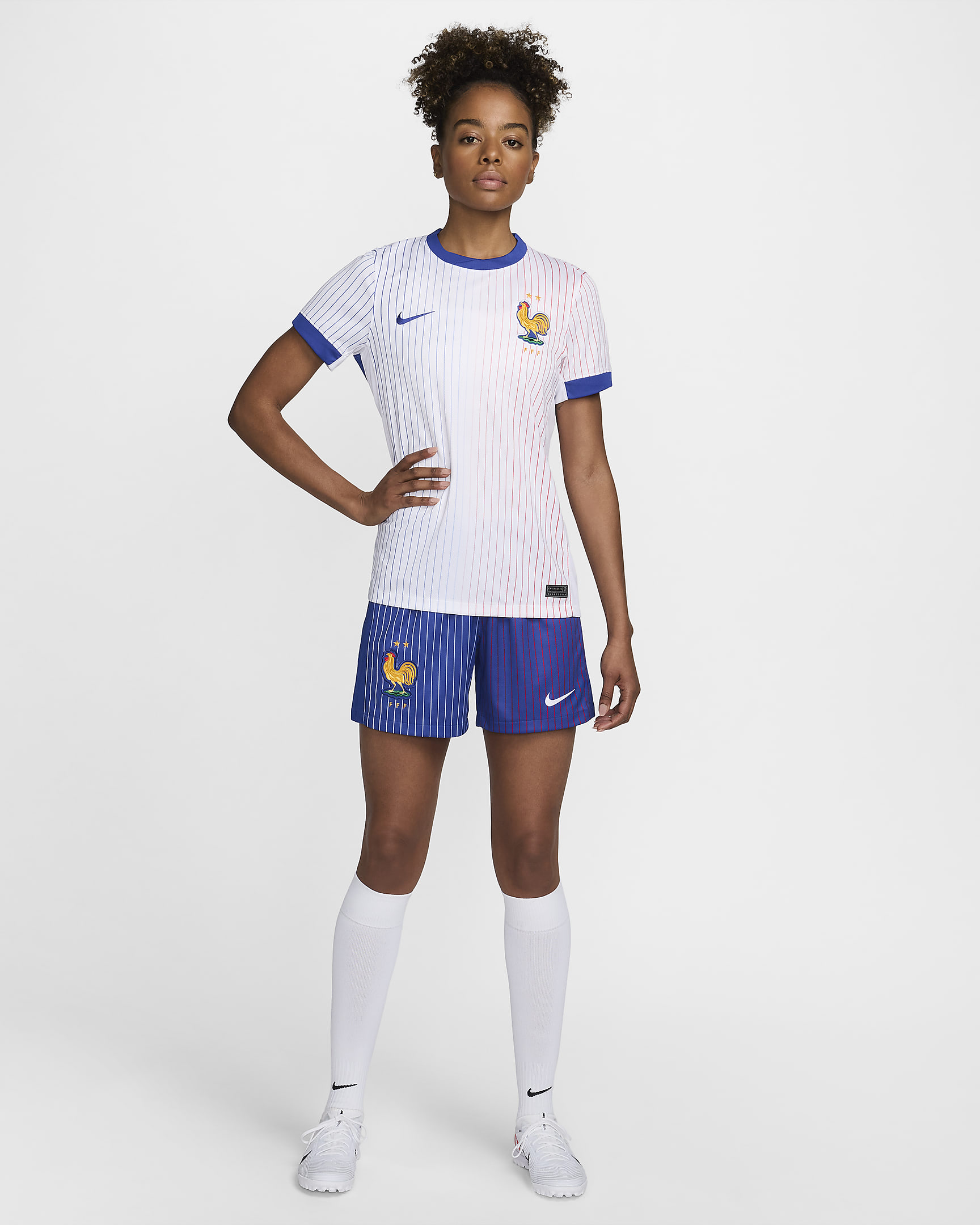 Short de foot replica Nike Dri-FIT FFF 2024 Stadium Extérieur pour ...