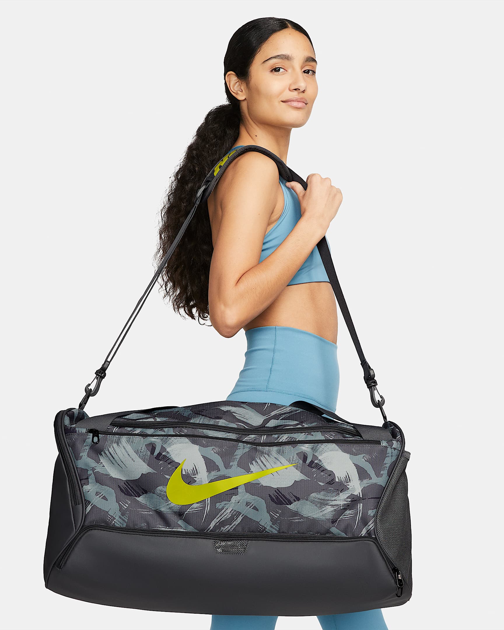 Nike Brasilia Printed Duffel Bag (Medium, 60L). Nike PH