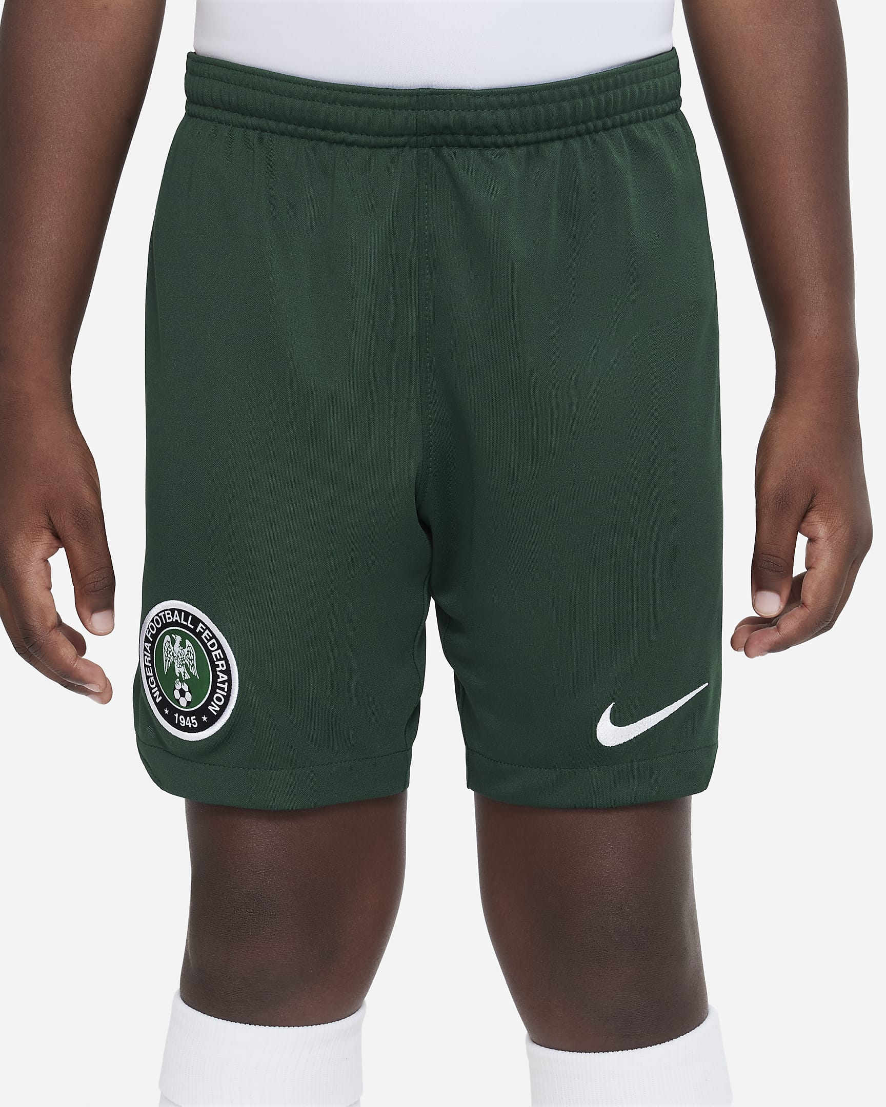 Nigeria 2022/23 Stadium Home/Away Older Kids' Nike Dri-FIT Football Shorts. Nike UK