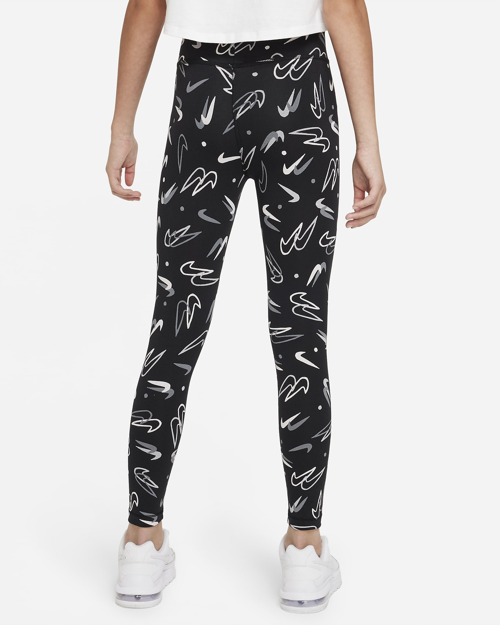 Nike Sportswear Essential Older Kids' (Girls') Mid-Rise Leggings. Nike LU