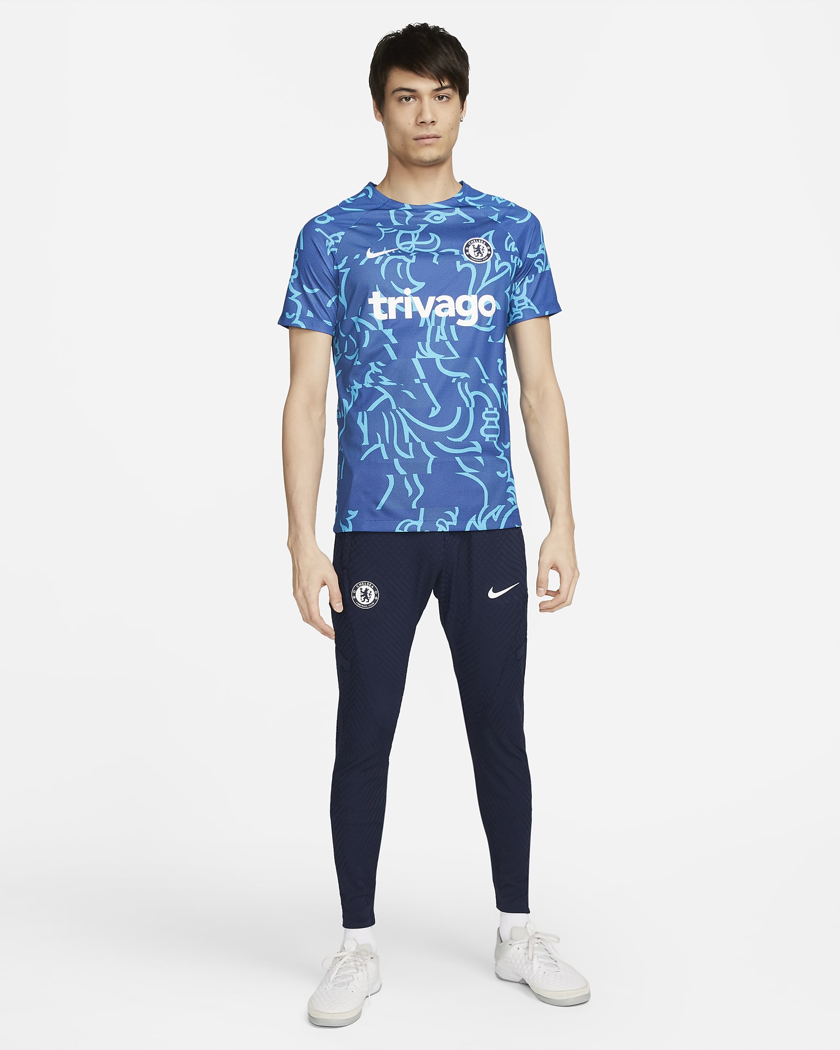 Chelsea F.C. Men's Nike Dri-FIT Pre-Match Football Top. Nike NZ