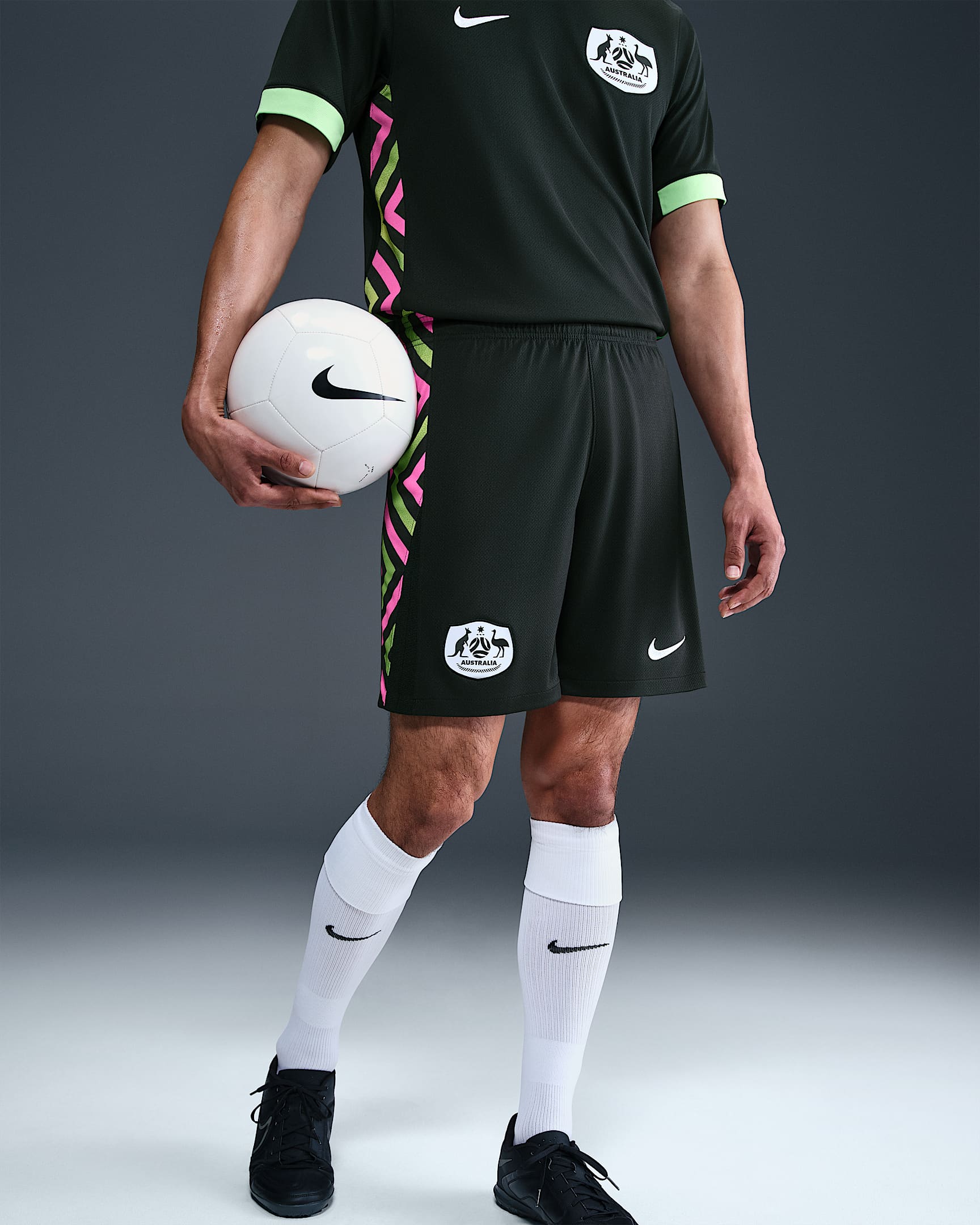Short de foot replica Nike Dri-FIT Australie 2025/26 Stadium Extérieur ...