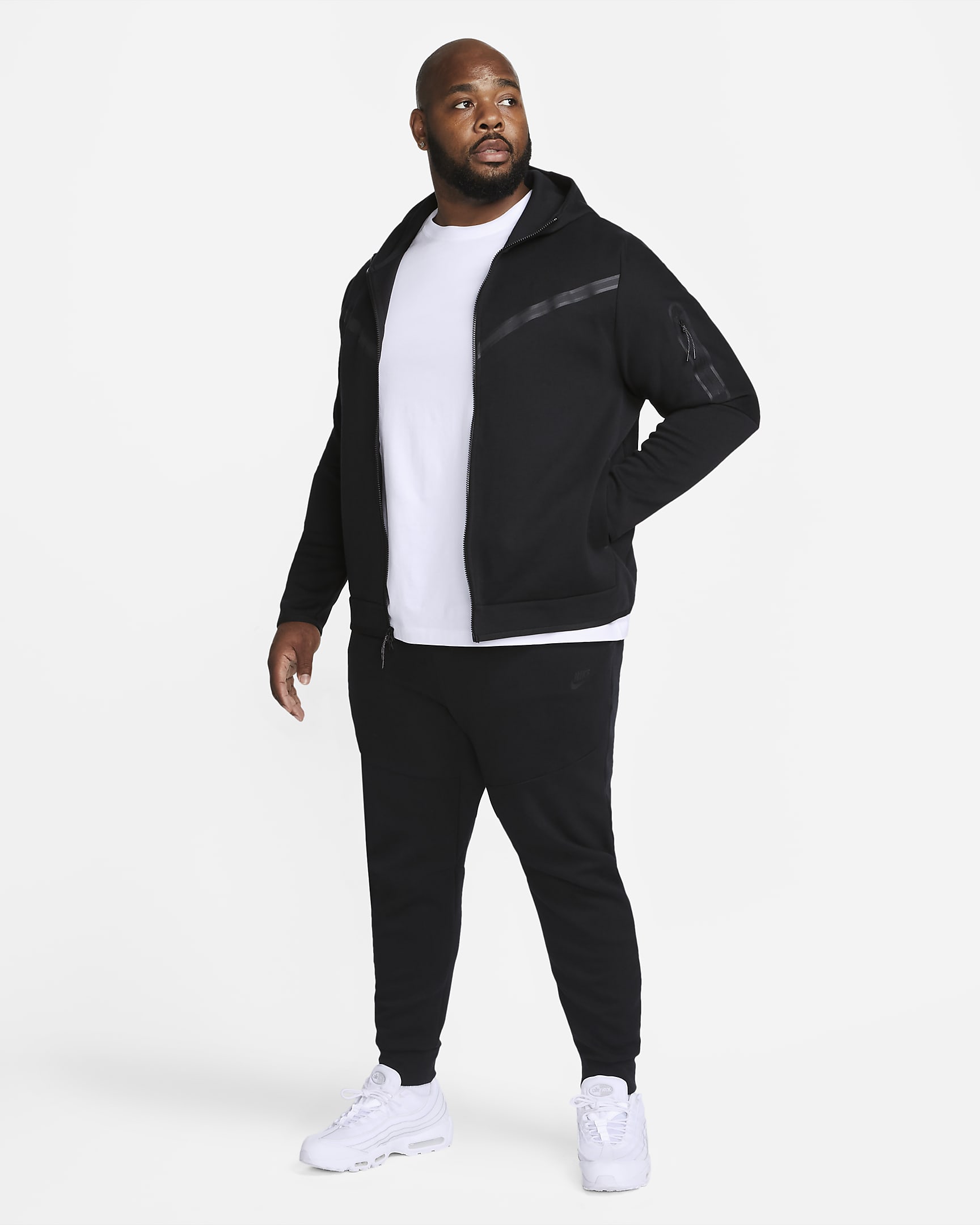 Nike Sportswear Tech Fleece Hoodie Met Rits Voor Heren Nike Be