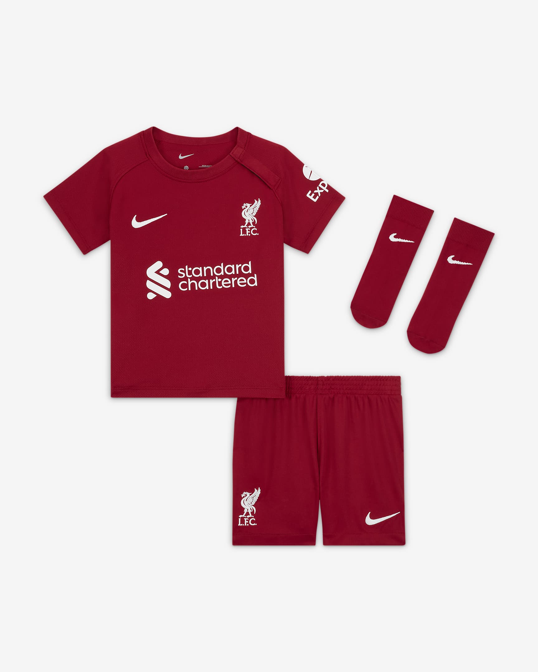 Liverpool F.C. 2022/23 Home Baby Football Kit. Nike NL