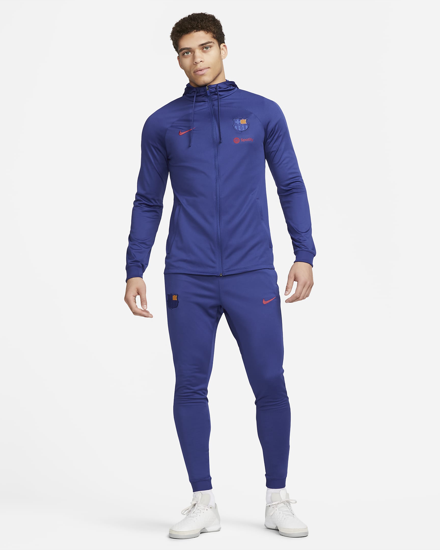 Tuta da calcio con cappuccio Nike Dri-FIT FC Barcelona Strike – Uomo ...