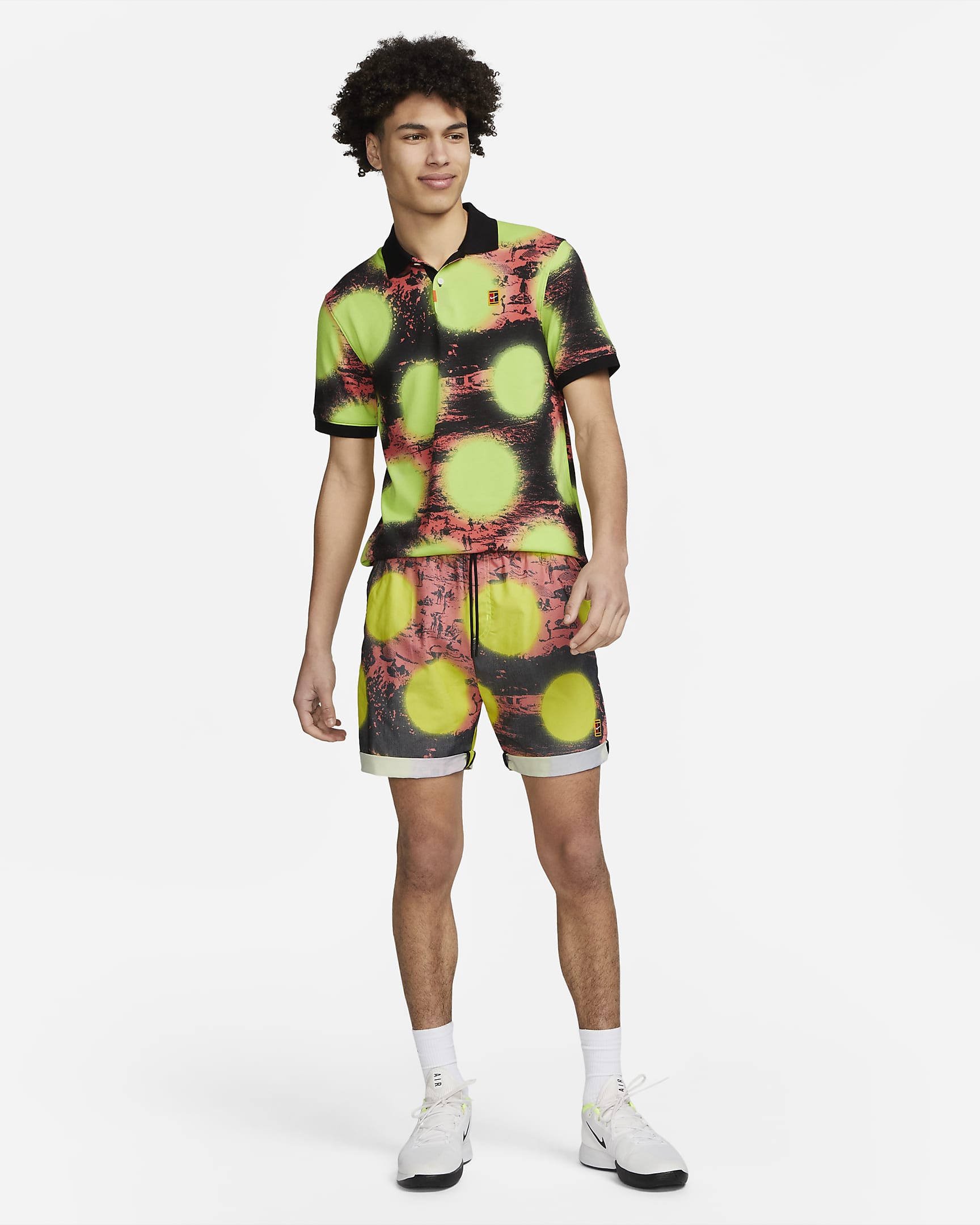 The Nike Polo Printed Slim-Fit Polo. Nike BE