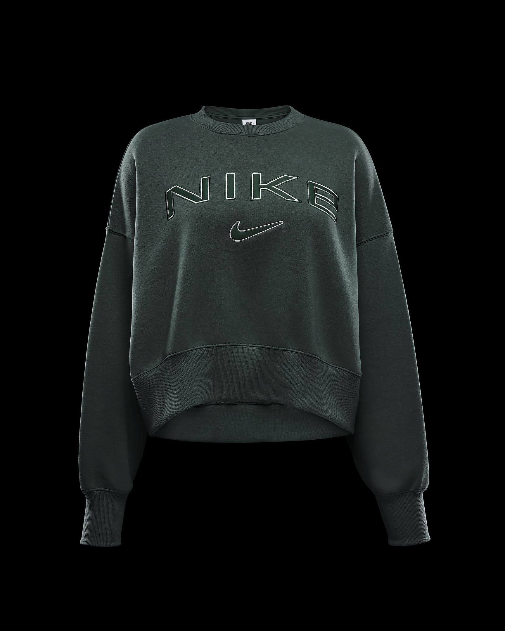 Nike Sportswear Phoenix Fleece Women's Over-Oversized Crew-Neck Logo ...