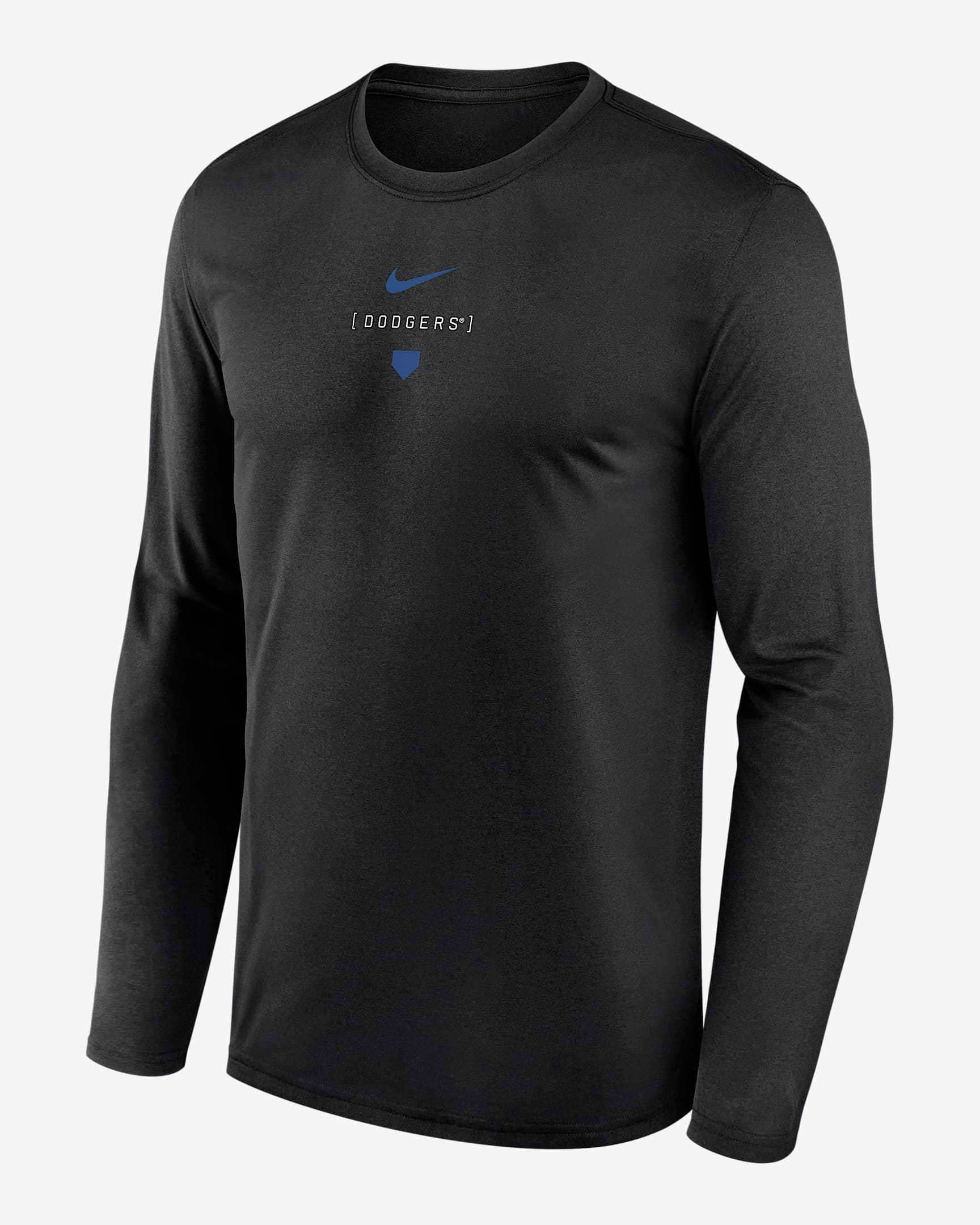 Los Angeles Dodgers Large Swoosh Back Legend Men's Nike Dri-FIT MLB T ...