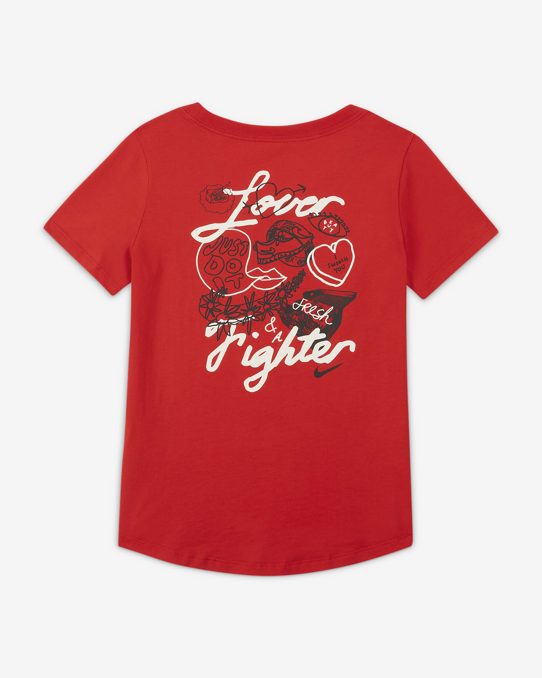 Nike Sportswear Older Kids' (Girls') Scoop-Neck T-Shirt. Nike PH
