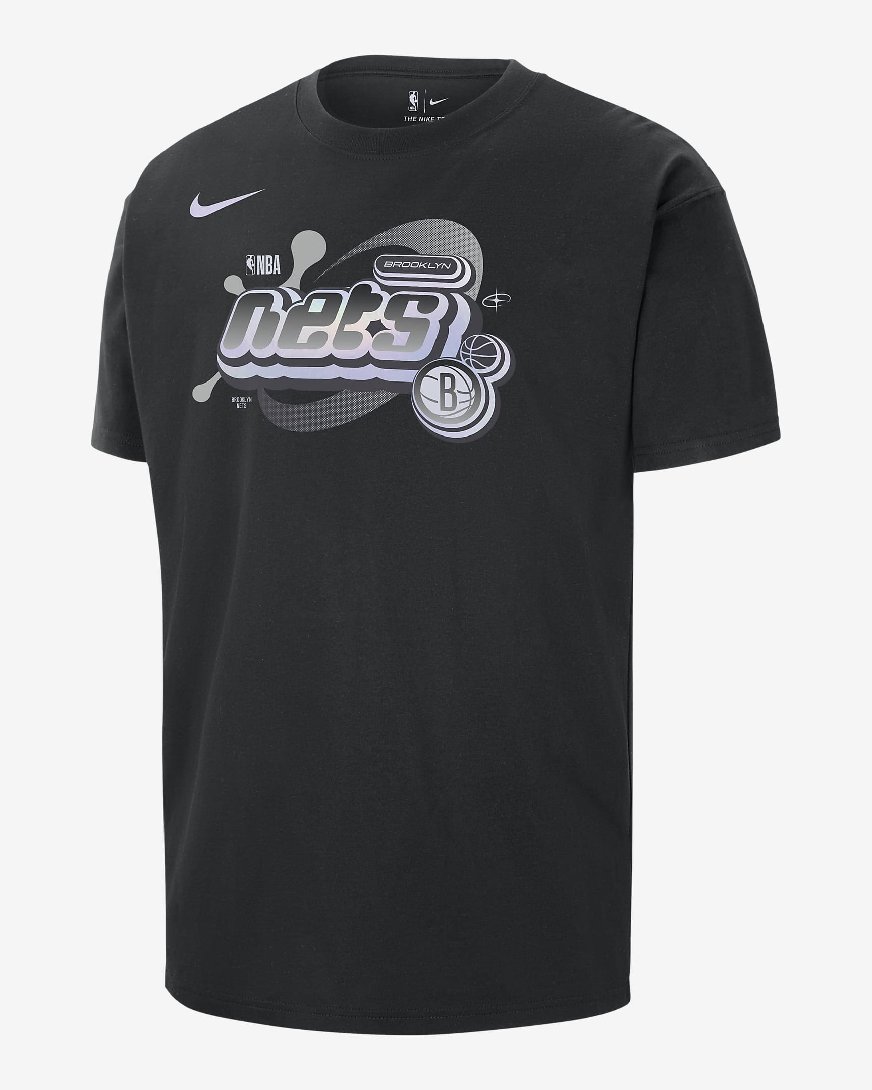 Brooklyn Nets Courtside Men's Nike NBA Max90 T-Shirt. Nike.com