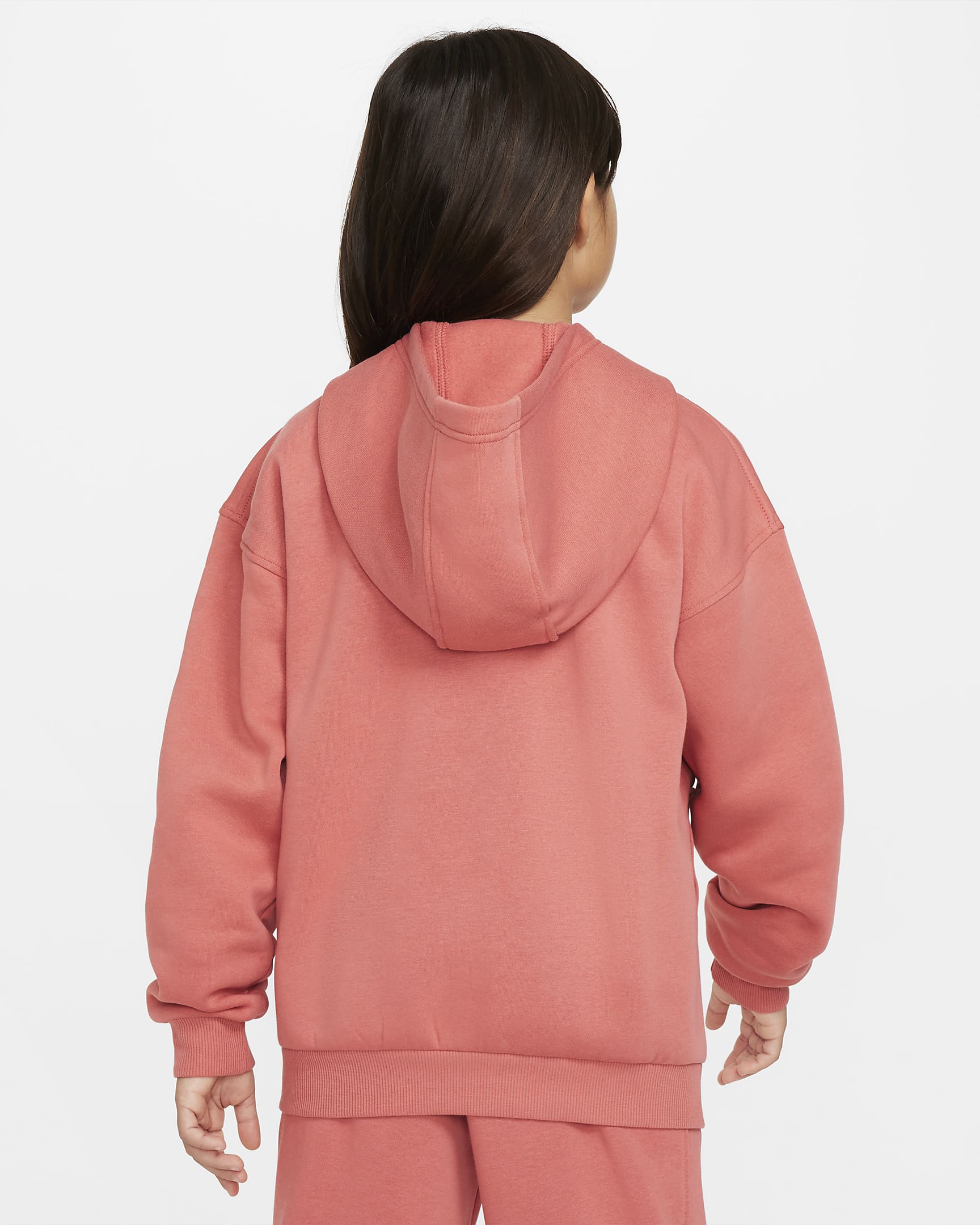 Nike Sportswear Club Fleece extragroßer Hoodie mit durchgehendem ...