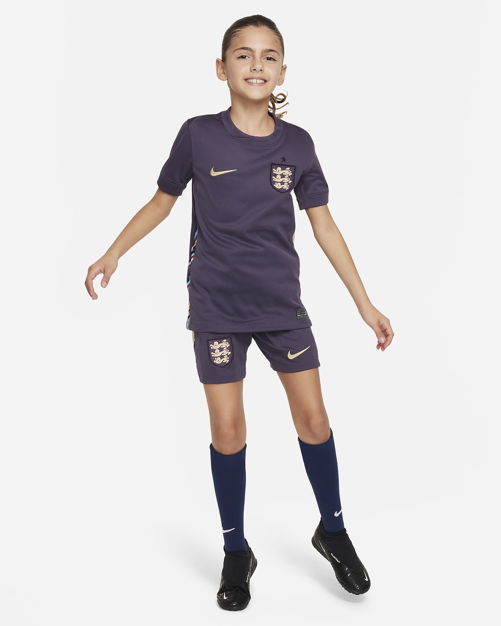 Spodenki Piłkarskie Dla Dużych Dzieci Nike Dri Fit Anglia Stadium 2024