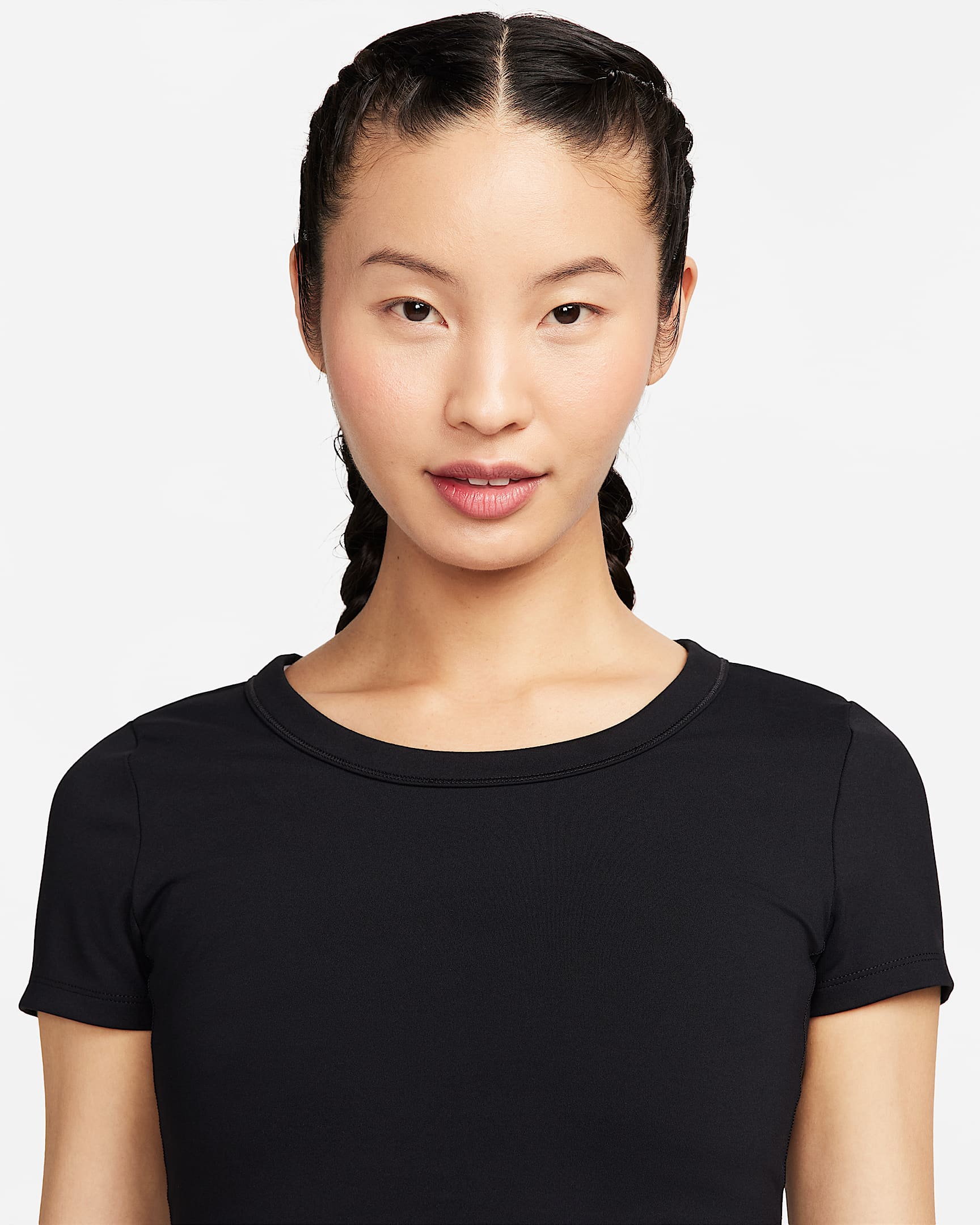 Nike One Fitted Women's Dri-FIT Short-Sleeve Cropped Top. Nike MY