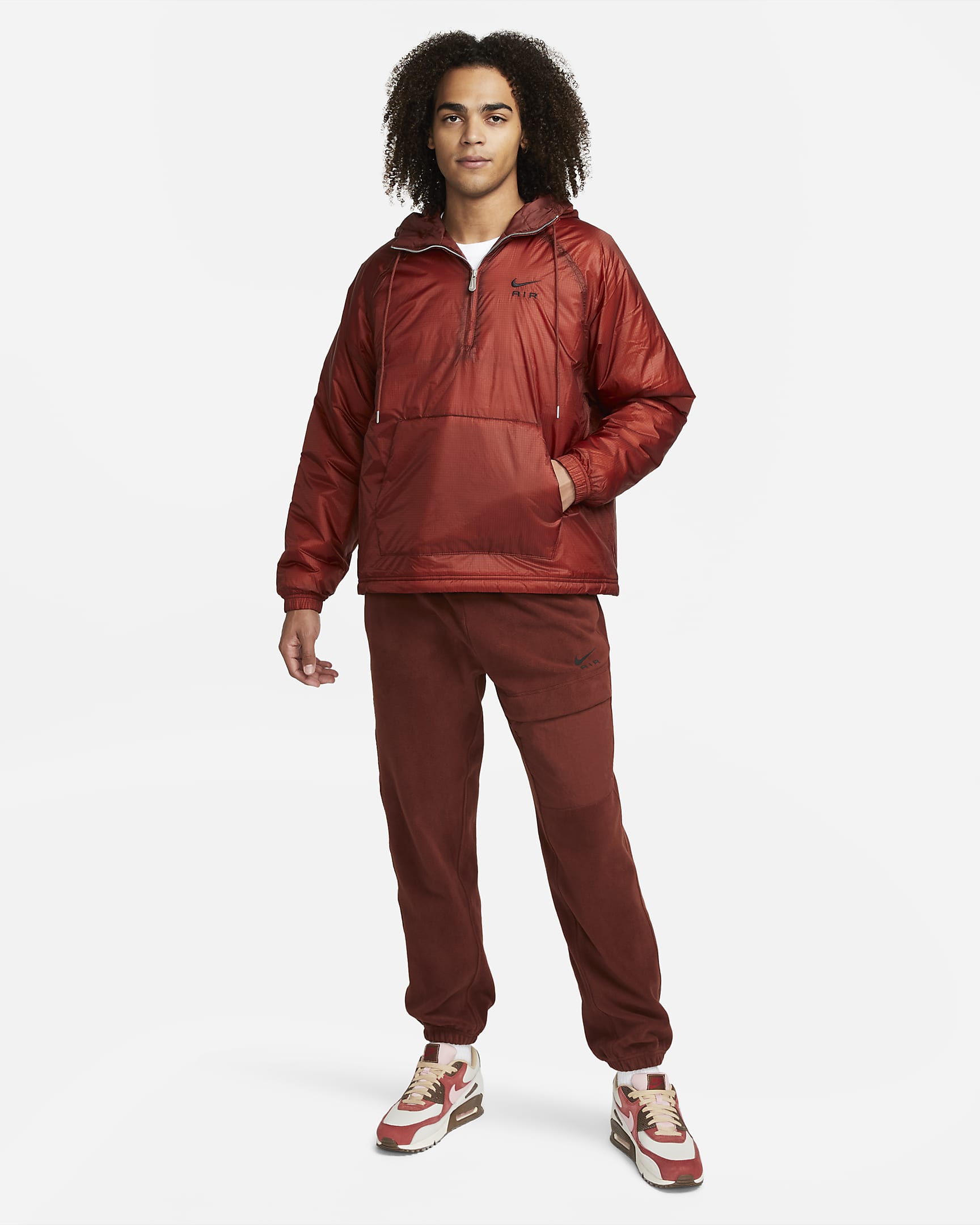 Nike Sportswear Air Men's 1/2-Zip Winterized Jacket. Nike BE