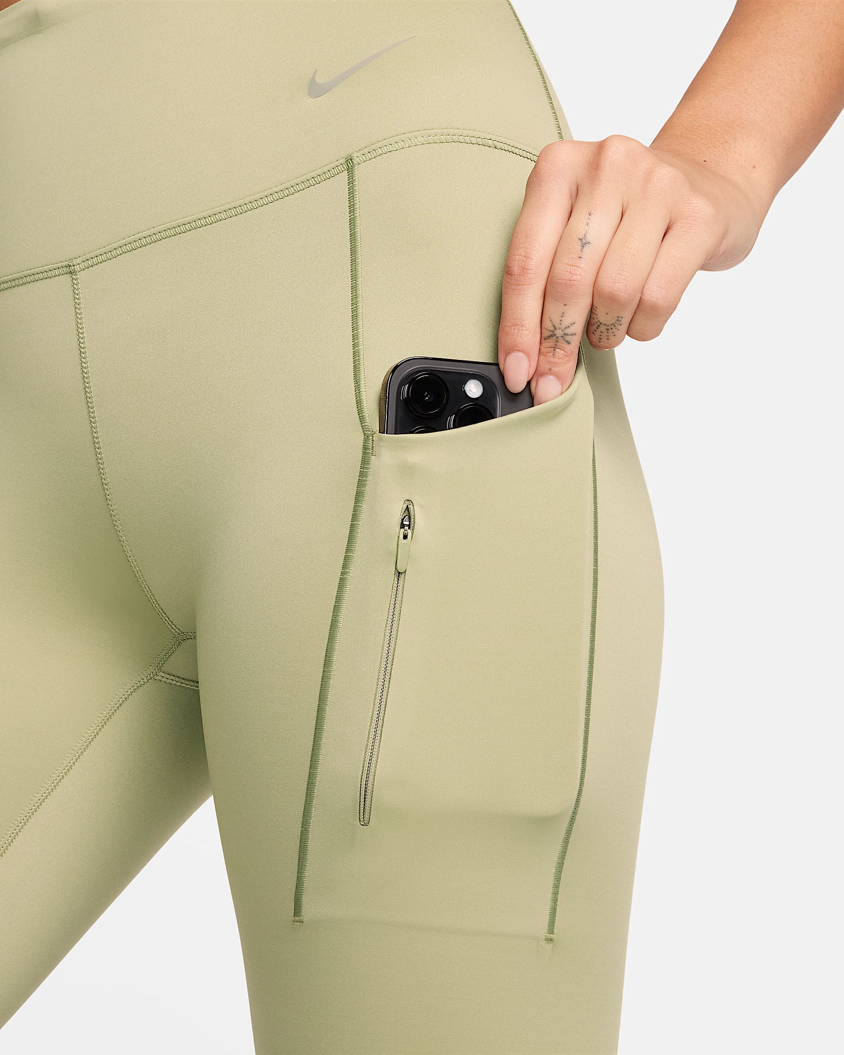 Nike Go Women's Firm-Support High-Waisted 7/8 Leggings with Pockets. Nike IN