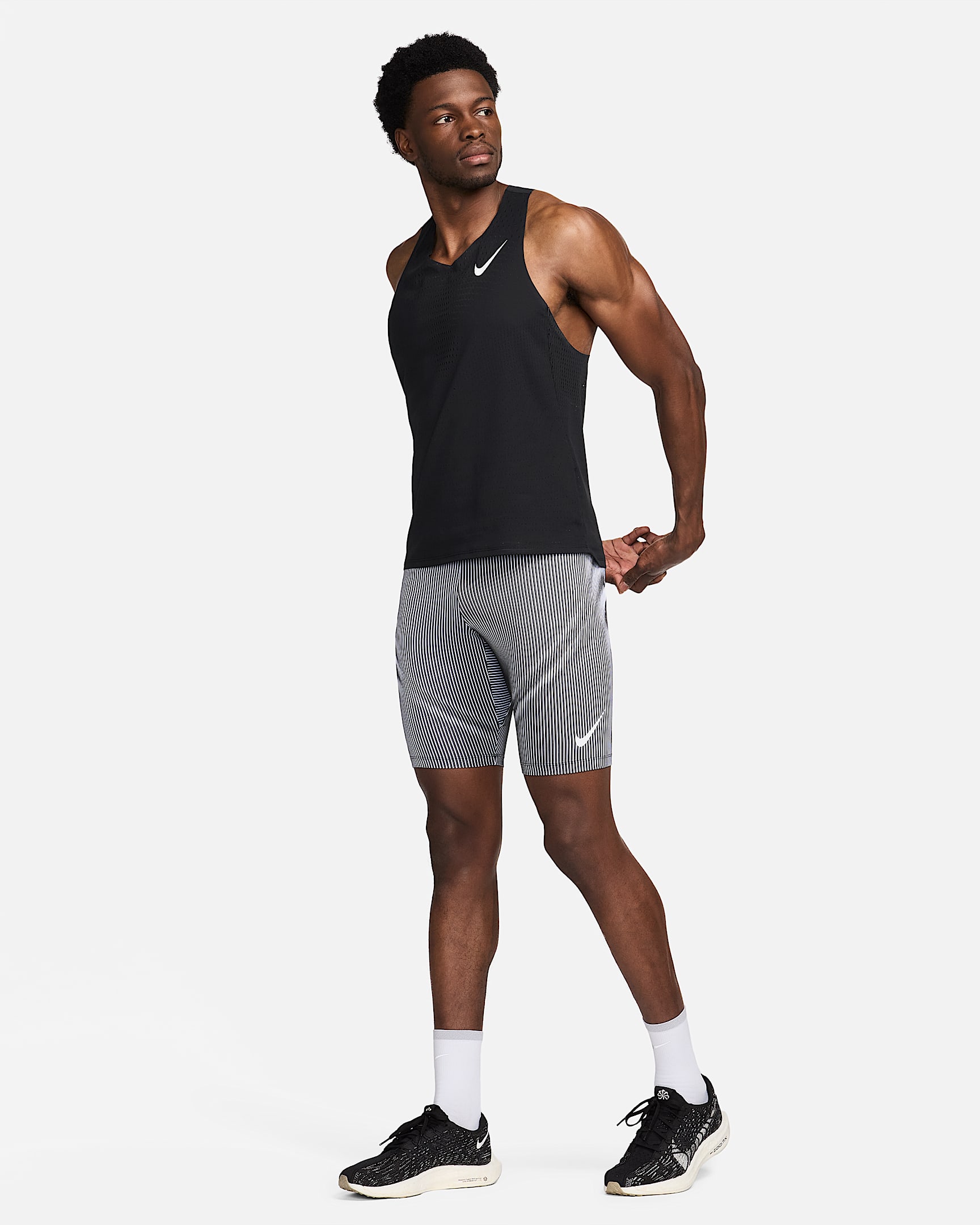 Nike AeroSwift Men's Dri-FIT ADV Running 1/2-Length Tights. Nike.com