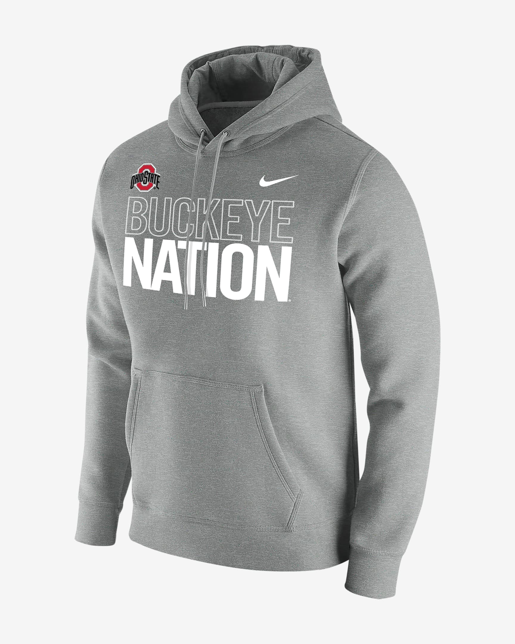 Sudadera con capucha para hombre Nike College Club Fleece (Ohio State). Nike.com