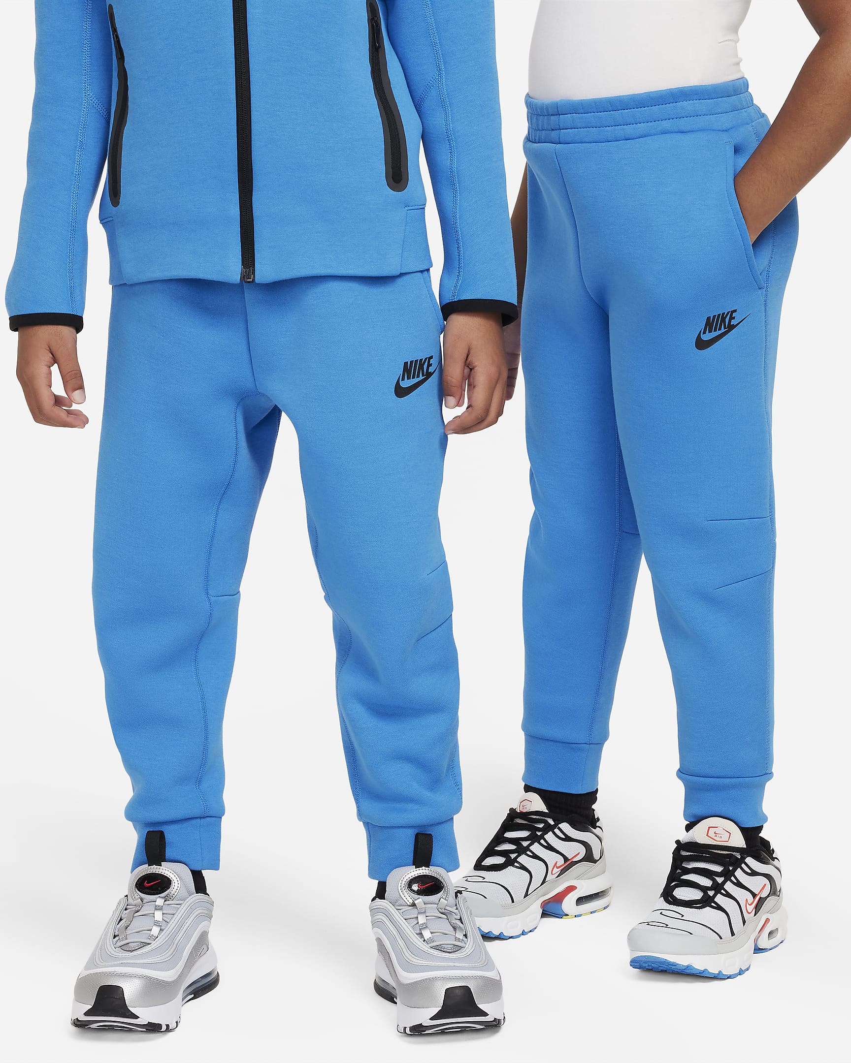 Nike Sportswear Tech Fleece Full-zip Set Younger Kids' 2-Piece Hoodie ...