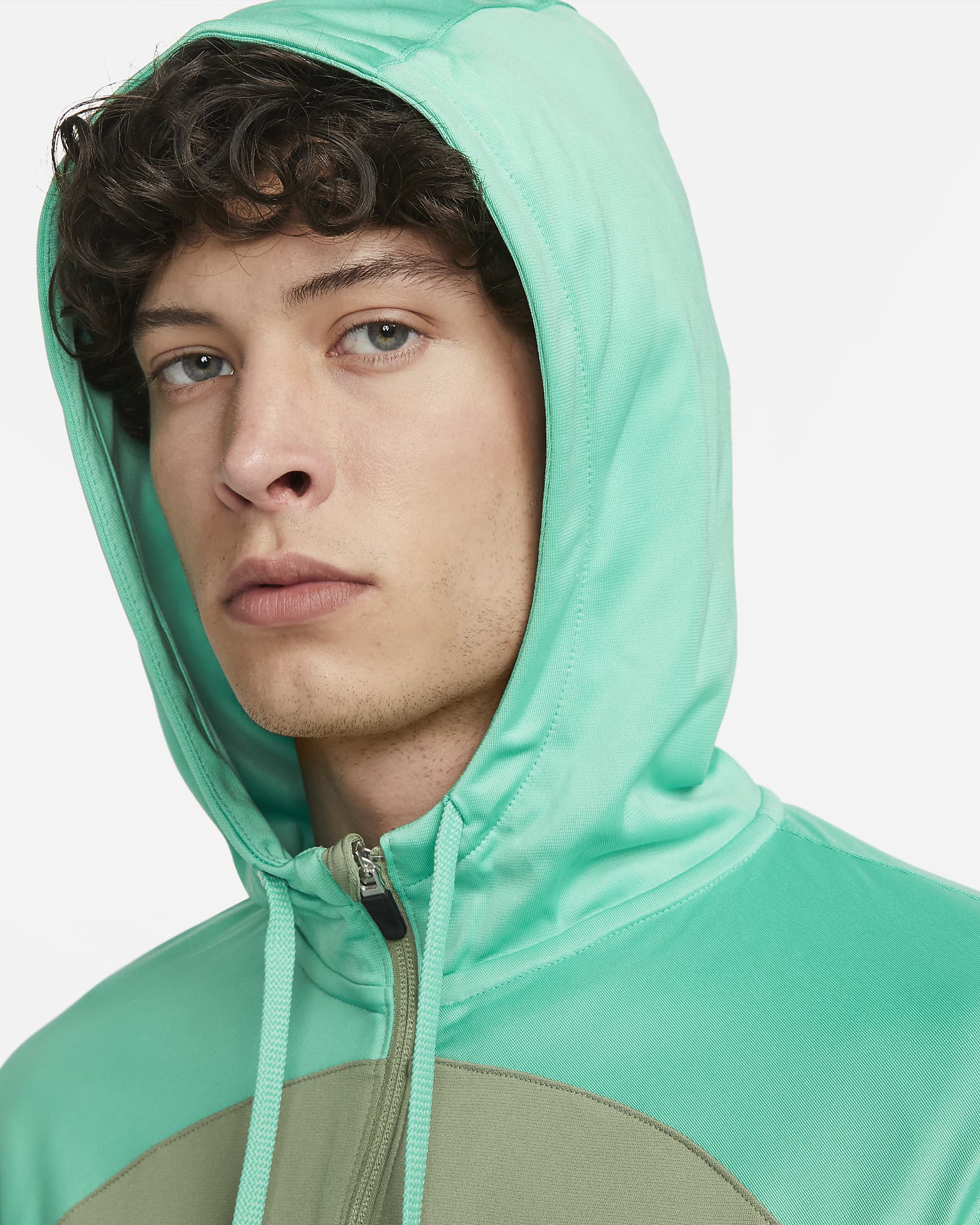 Atlético Madrid Strike Third Men's Nike Dri-FIT Football Hooded Knit ...