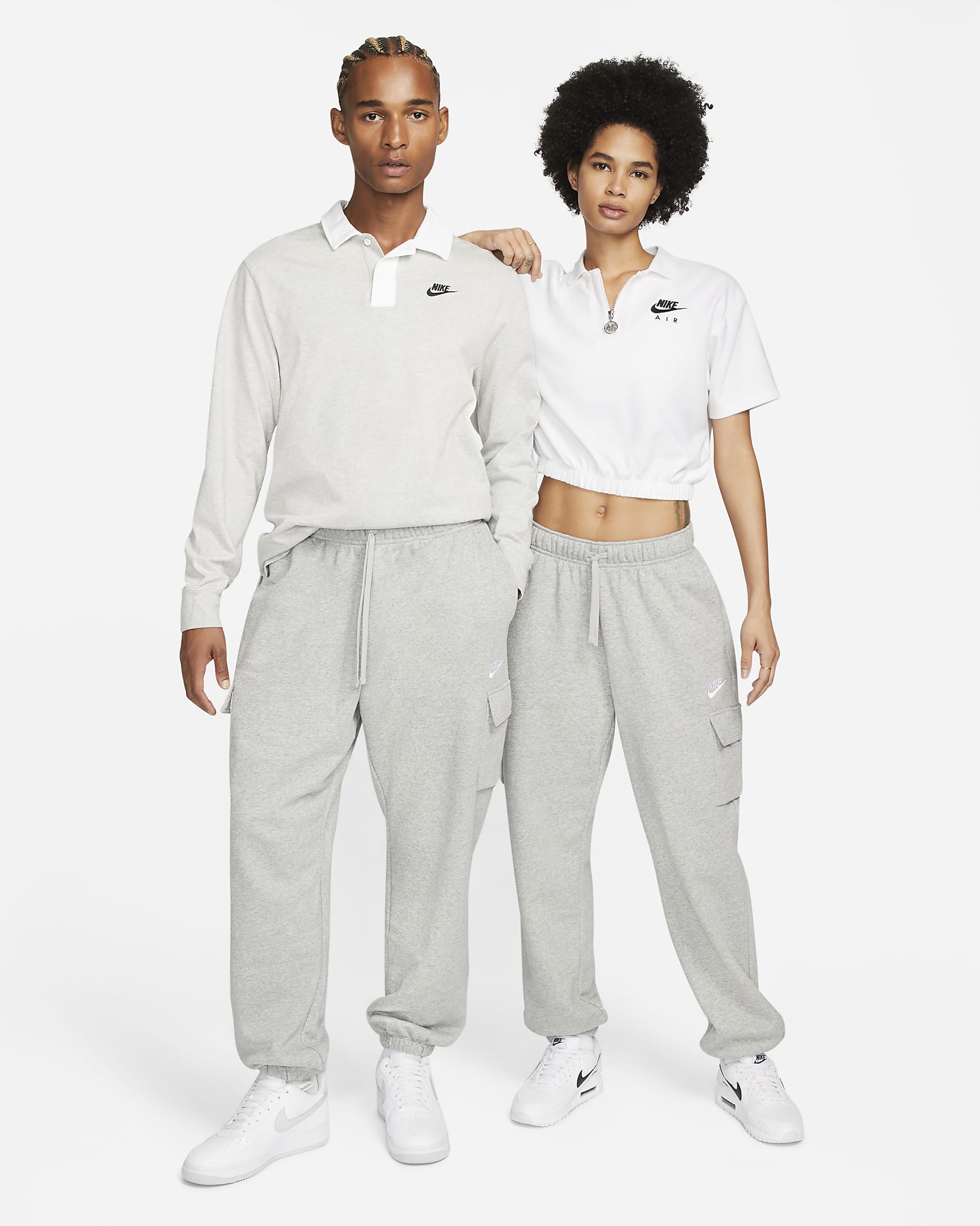 Nike Sportswear Club Fleece Womens Mid Rise Oversized Cargo Tracksuit