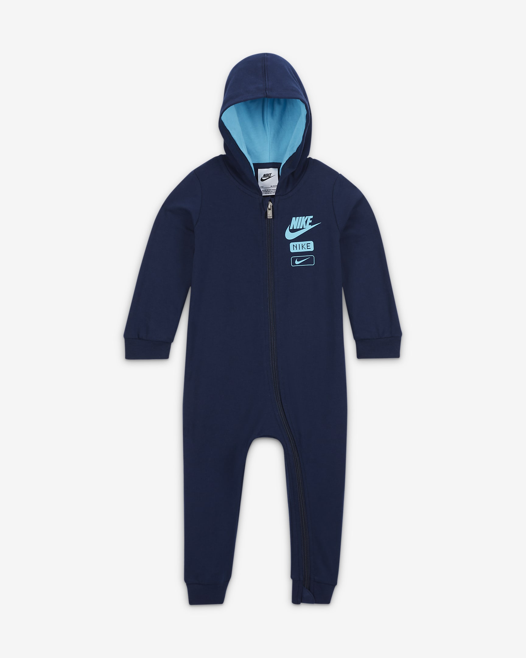 Nike Sportswear Club Hooded Overalls Baby (12–24M) Overalls. Nike NL