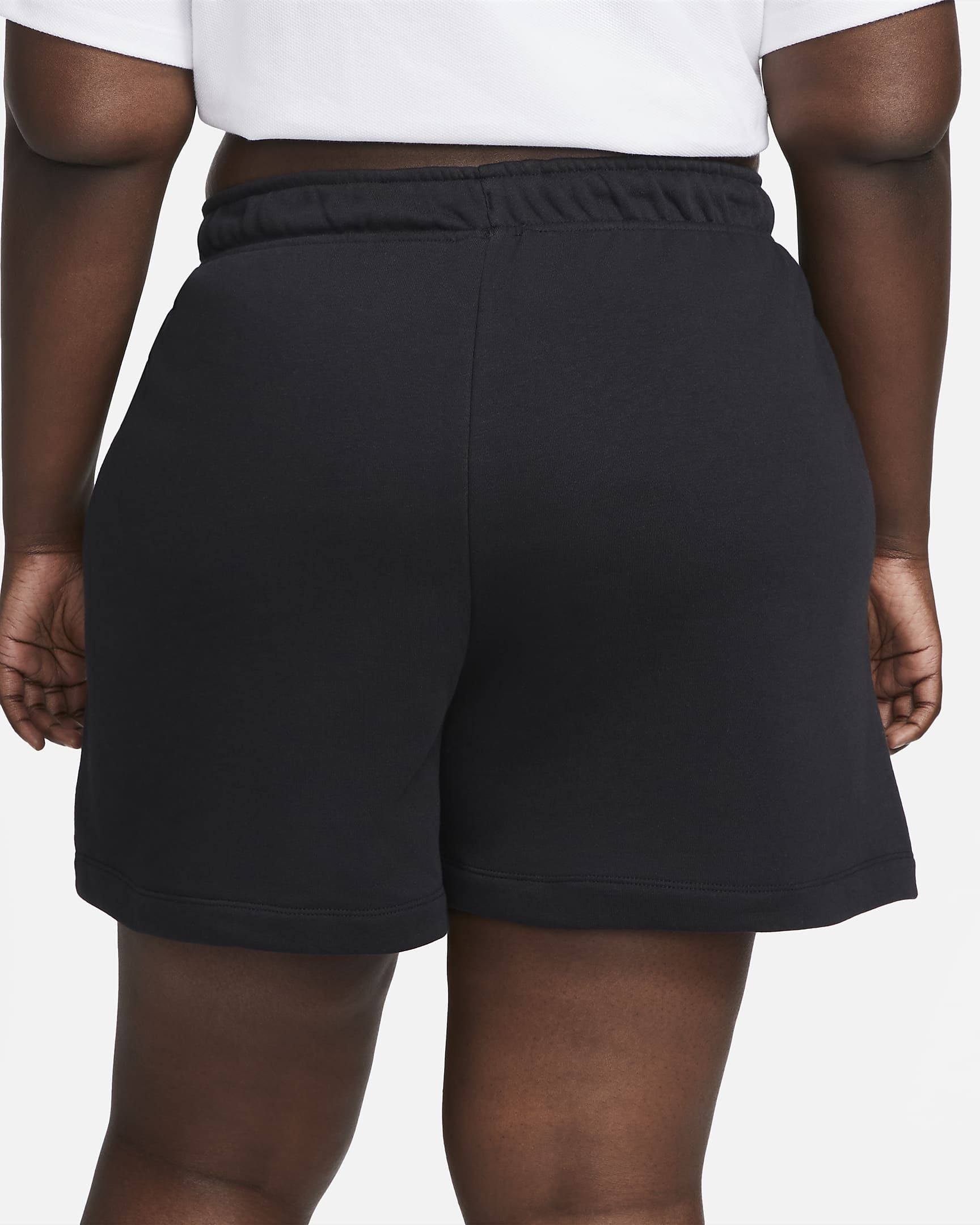 Nike Sportswear Club Fleece Women's Mid-Rise Shorts (Plus Size). Nike NZ