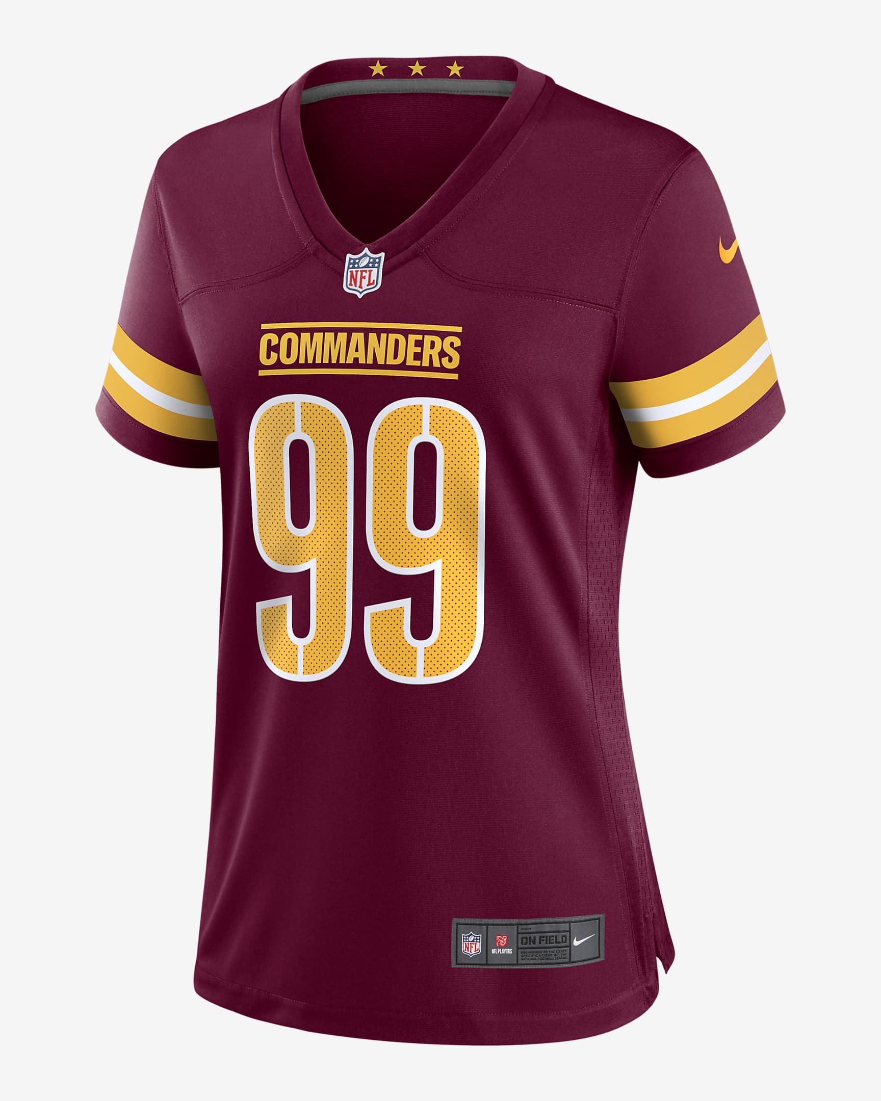 NFL Washington Commanders (Chase Young) Women's Game Football Jersey ...