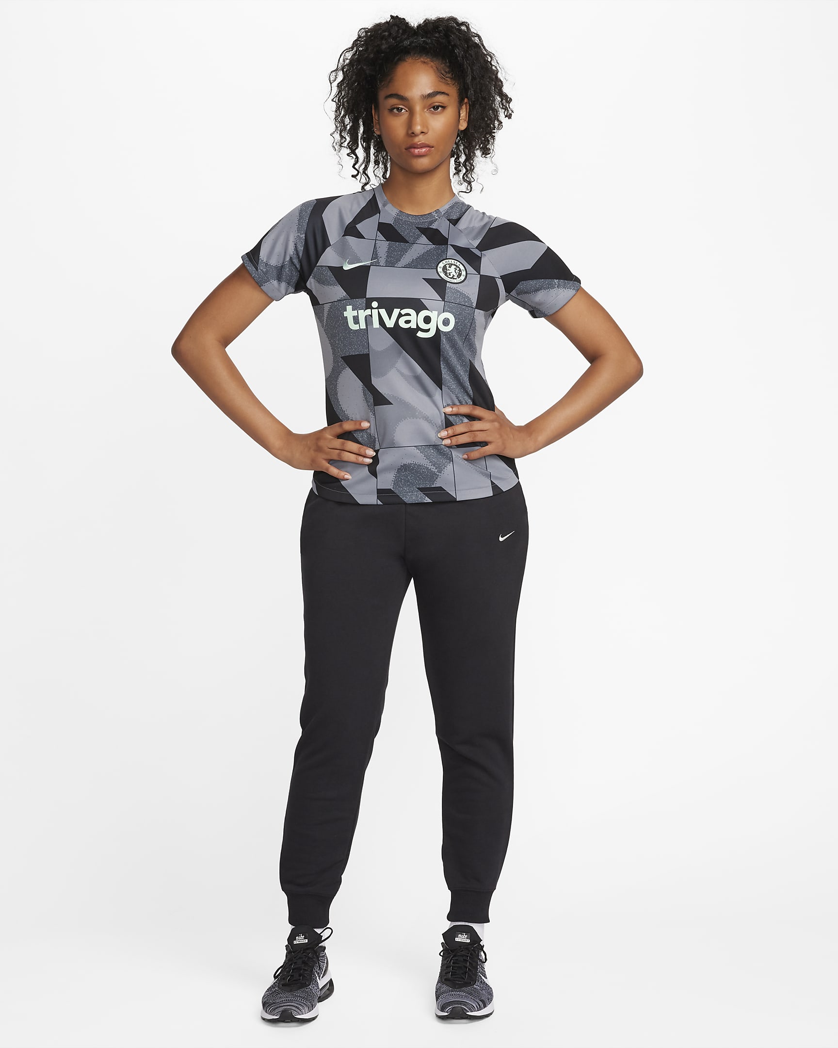 Chelsea FC Academy Pro Third Nike Dri-FIT Pre-Match Kurzarm ...
