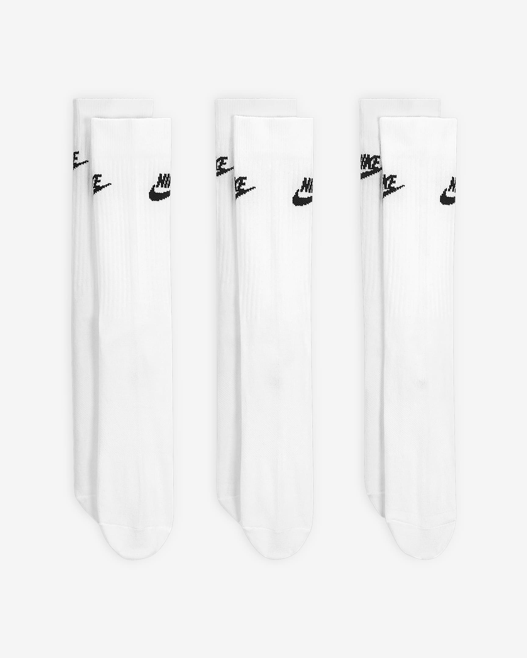 Nike Sportswear Everyday Essential Crew Socks (3 Pairs). Nike.com